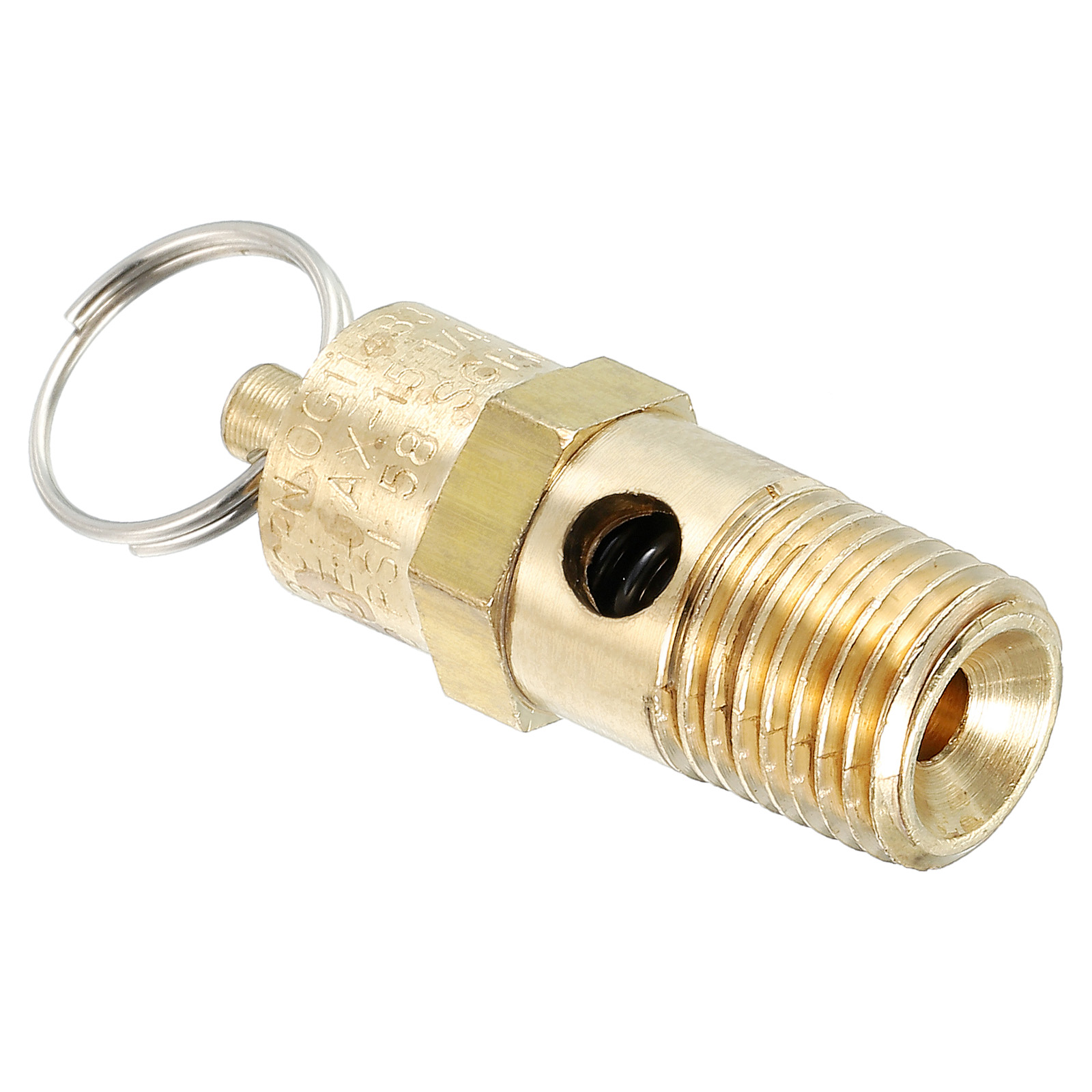 Uxcell 1/4 Male NPT Safety Valve, 1 Pack Pressure Release Valve, 150 ...