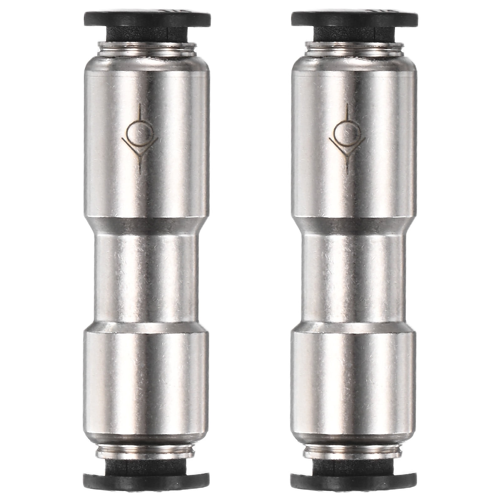 Uxcell 1/4" OD Check Valve, Nickel Plated Brass Push to Connect Fitting ...