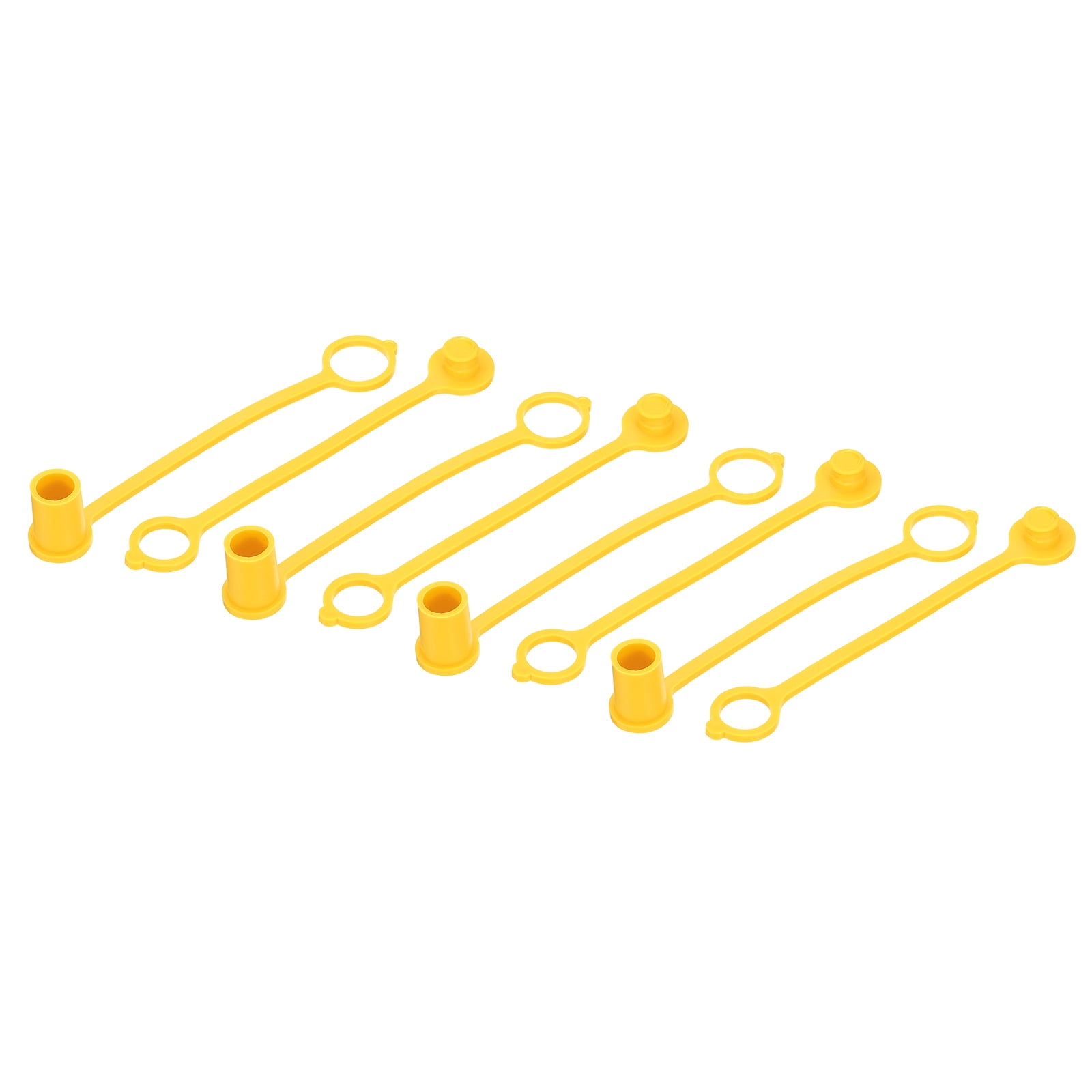 Uxcell 1/4" Quick Disconnect Connect Dust Cap and Plug Cover, 8pcs Dust ...