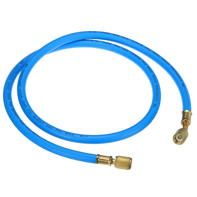Uxcell 1/4 SAE Refrigerant Charging Hose 3.9ft 500PSI HVAC Hose for Air ...