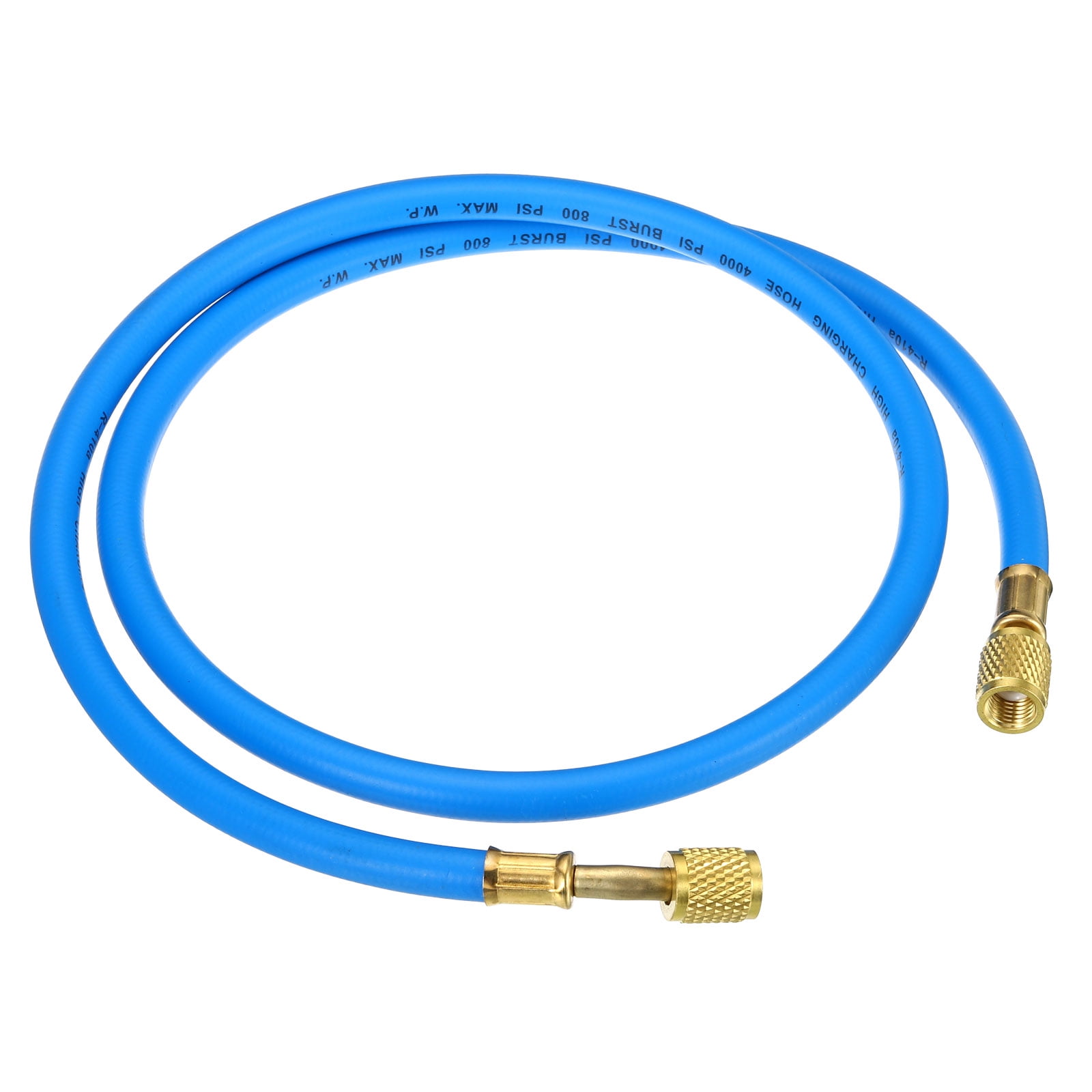 Uxcell 1/4 SAE Refrigerant Charging Hose 3.9ft 800PSI HVAC Hose for Air ...