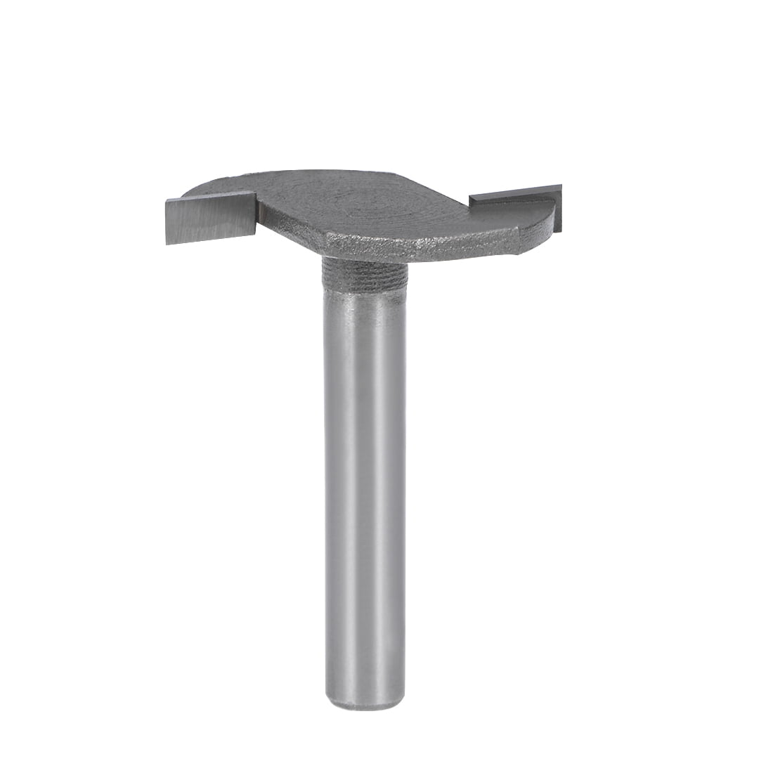 Uxcell 1/4 Shank 1/8” Cutting Depth 2 Flutes HSS Undercut Woodworking T ...