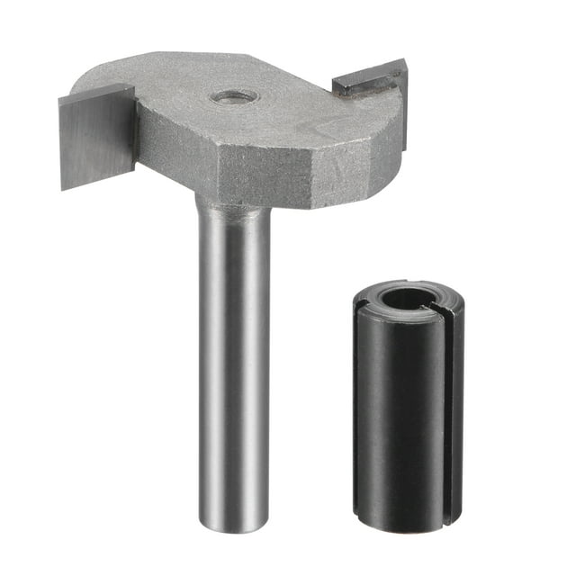 Uxcell 1/4" Shank 5/16" Cut Depth 2 Flute Carbide T Slot Router Bit ...
