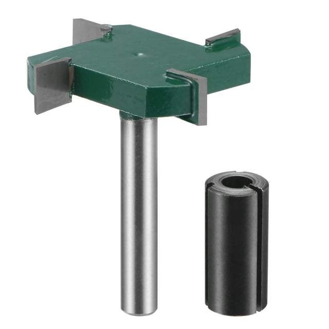 Uxcell 1/4" Shank 5/16" Cut Depth 4 Flute Carbide T Slot Router Bit ...
