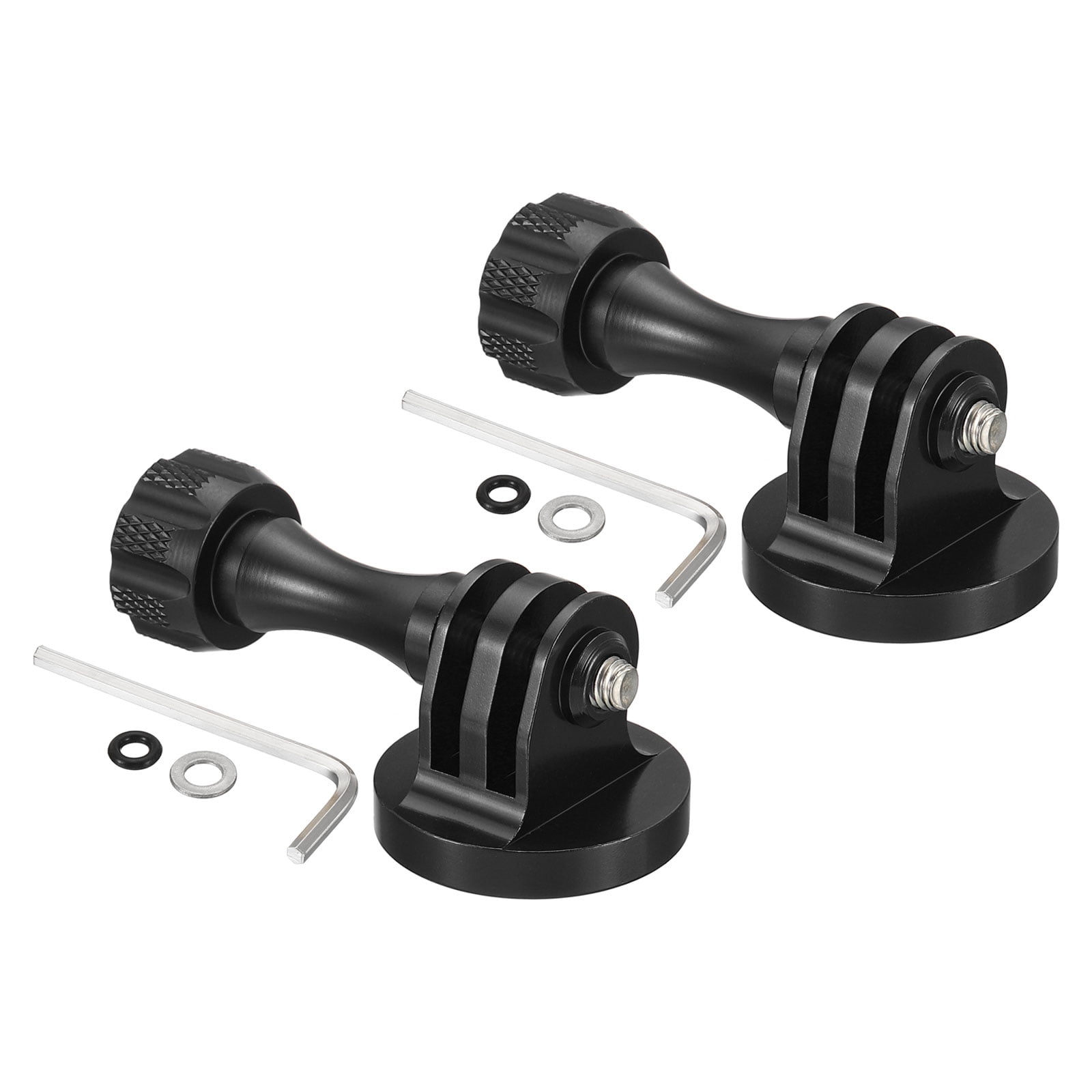 Uxcell 1/4" Thread Action Camera Tripod Adapter Aluminum Tripod Mount ...