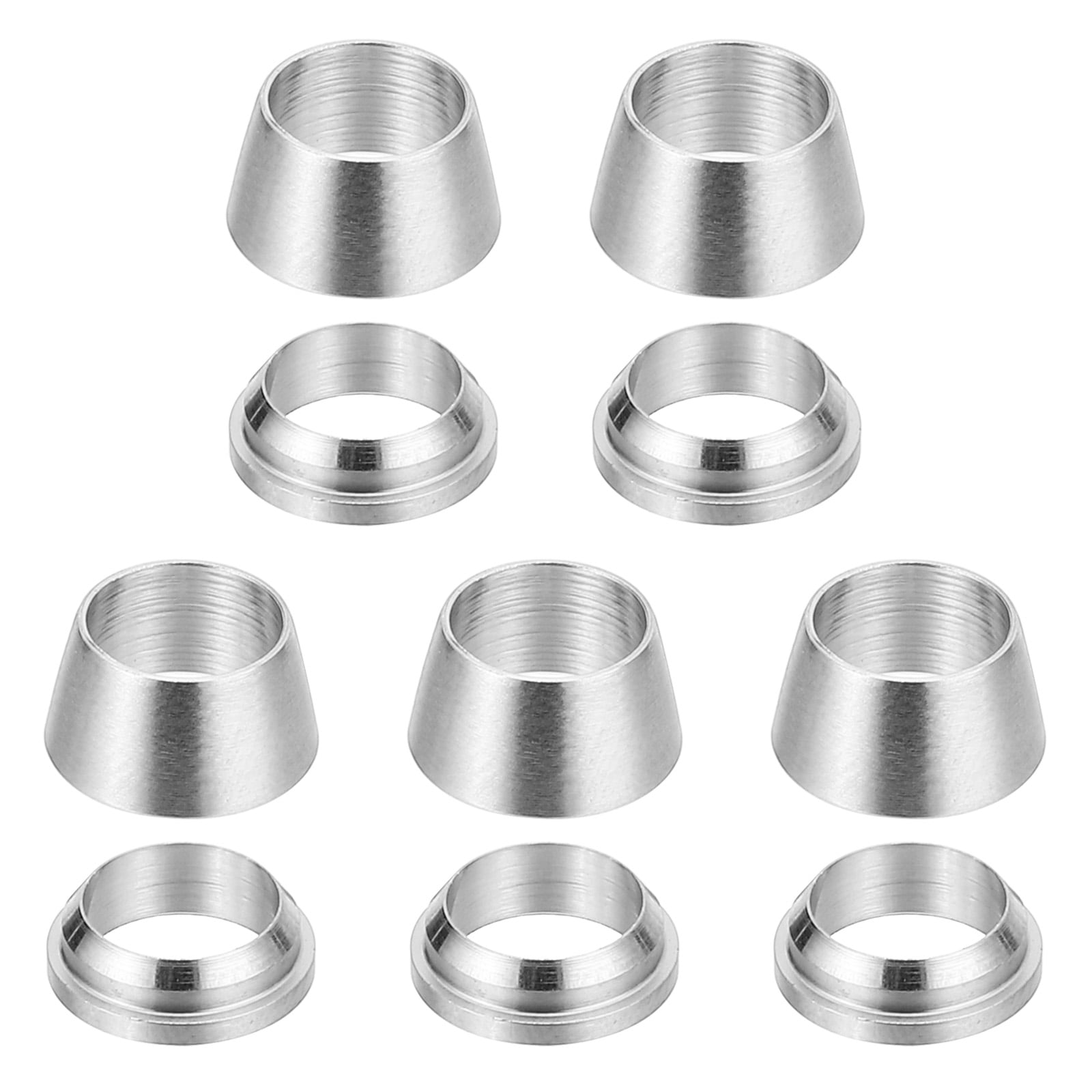 Uxcell 1/4" Tube OD 304 Stainless Steel Compression Tube Fitting Sleeve ...