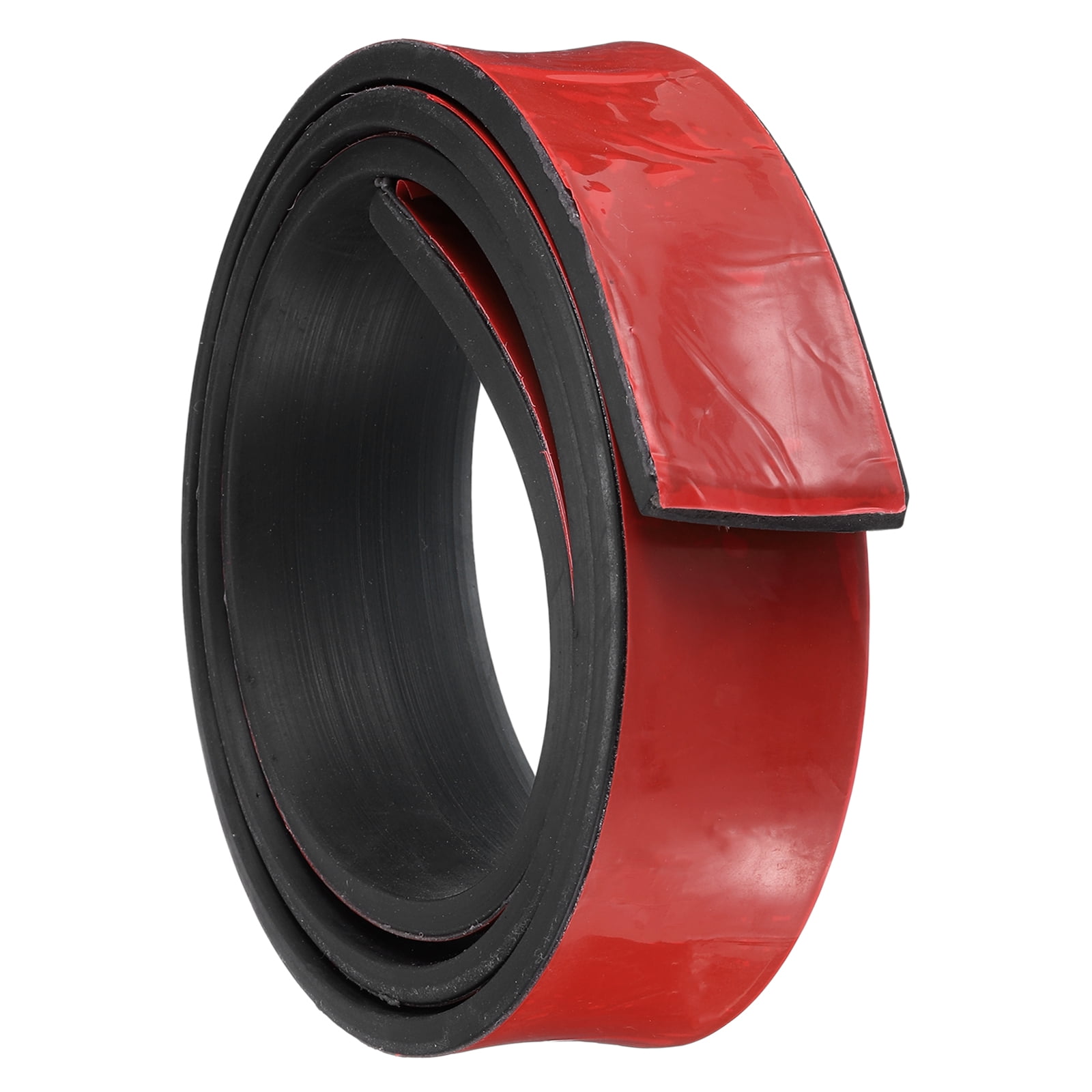 Uxcell 1.4"W x 3/16"T x 3'L Adhesive Rubber Strips Solid Neoprene ...
