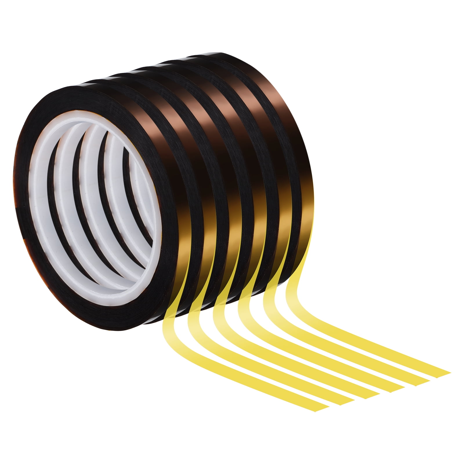 Uxcell 1/4" Whiteboard Tape Thin Dry Erase Tape, Brown, 6 Pack ...