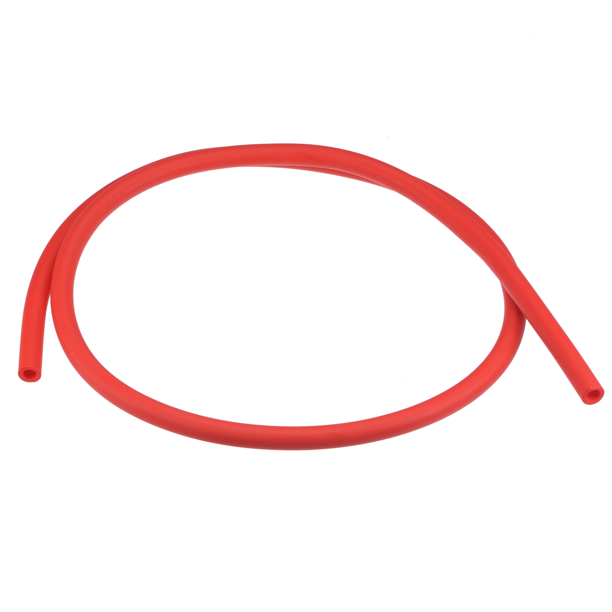 Uxcell 1/4-inch ID 3/8-inch OD 3.3ft Red Latex Tubing Elastic Rubber ...