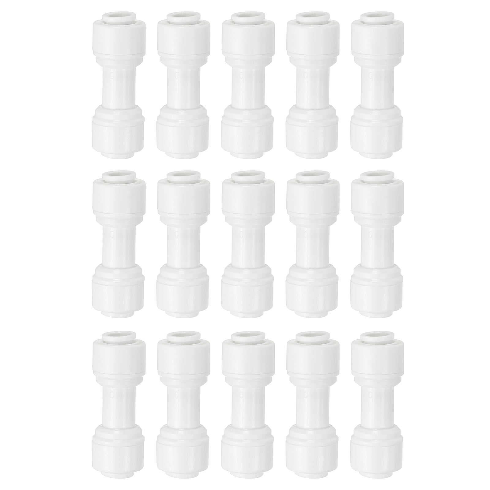 Uxcell 1/4" to 1/4" OD Water Purifier Straight Connector, Push to ...