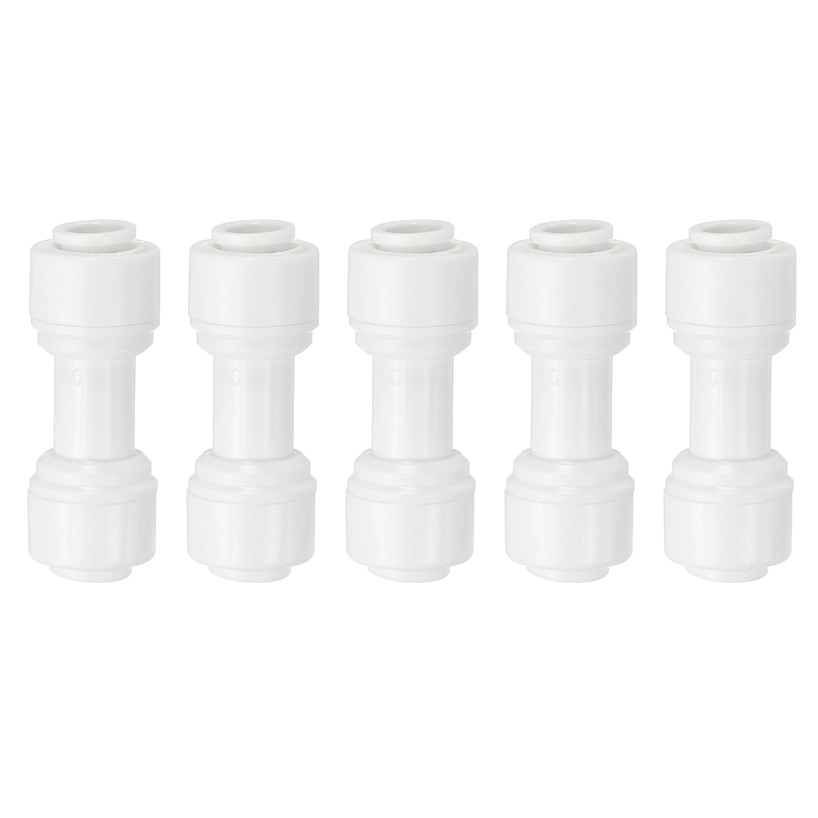 Uxcell 1/4" to 1/4" OD Water Purifier Straight Connector, Push to ...