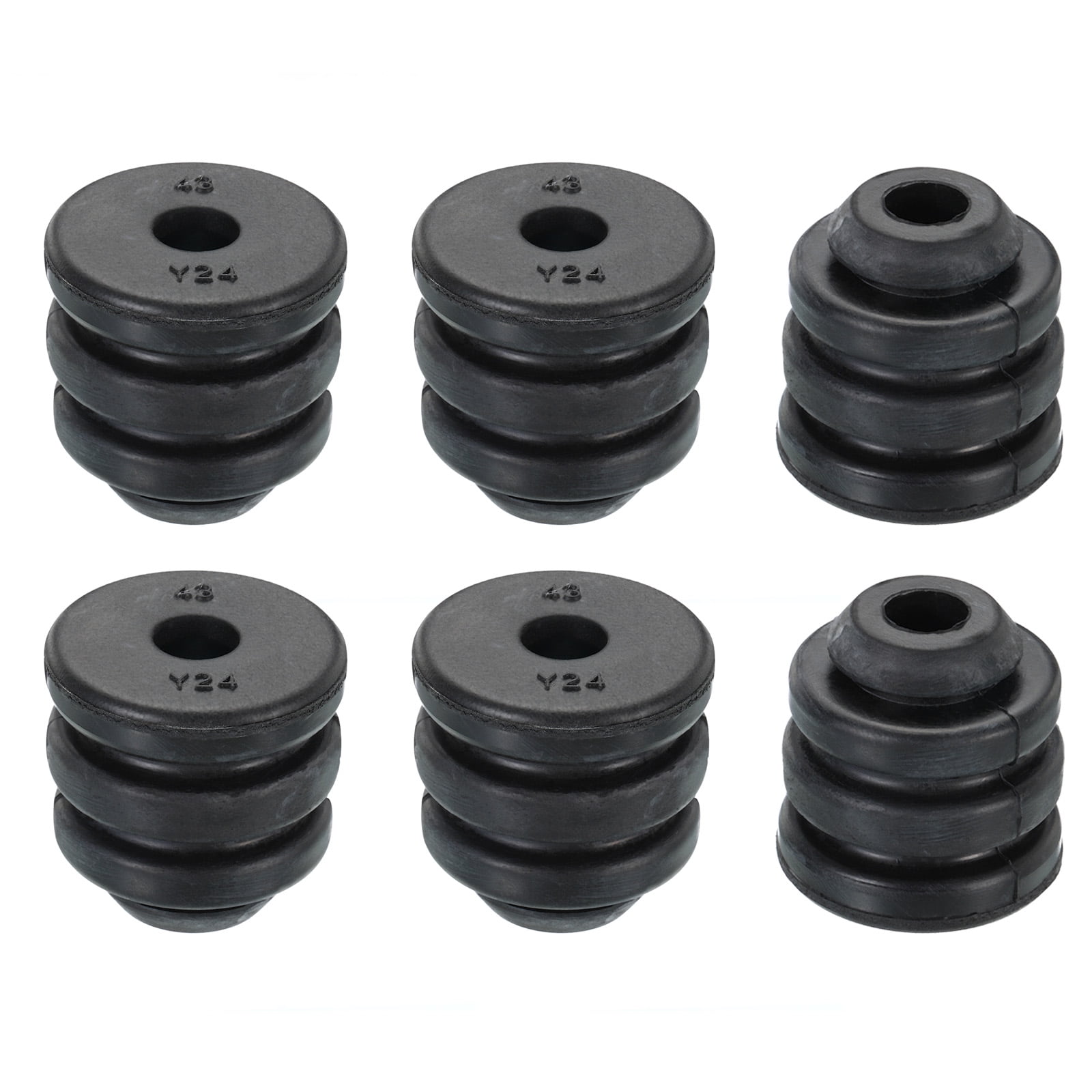 Uxcell 1.4" x 1.4" Compressor Rubber Feet Foot Mount Anti Vibration Pad ...