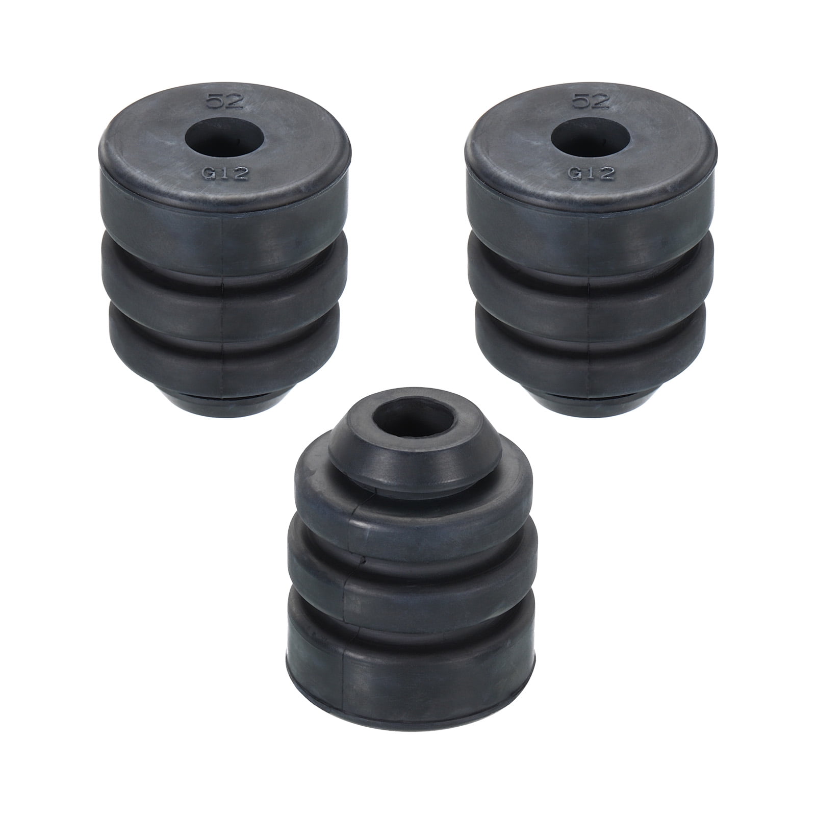 Uxcell 1.4" x 1.7" Compressor Rubber Feet Foot Mount Anti Vibration Pad ...