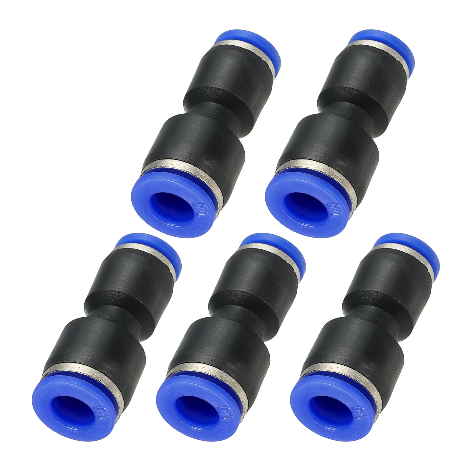 Uxcell 1/4 x 1/8 Inches Push to Connect Fittings, 5Pcs Plastic Air Line ...