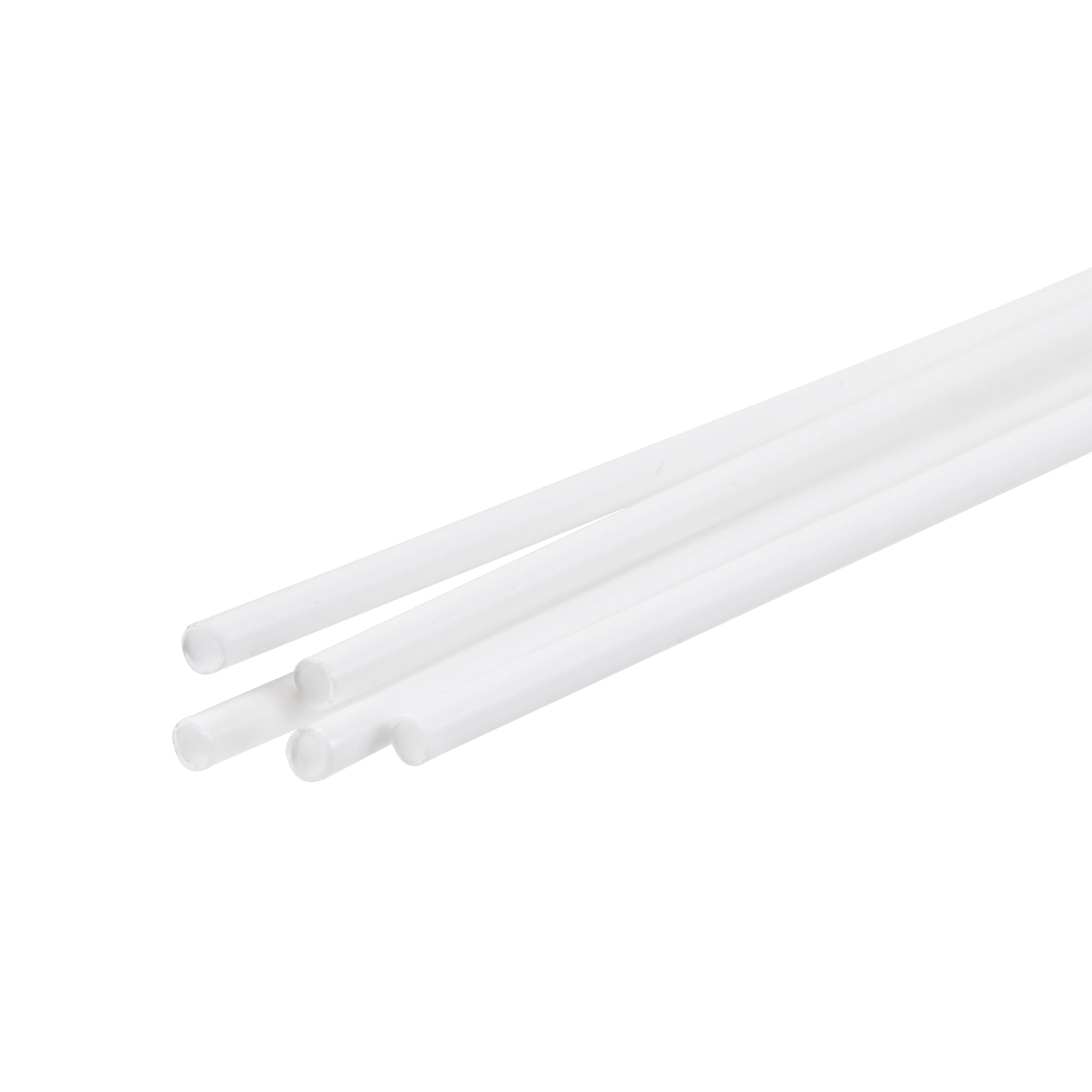 Uxcell 1.45mmx2mmx250mm White Plastic Model Tube ABS Round Tube for ...