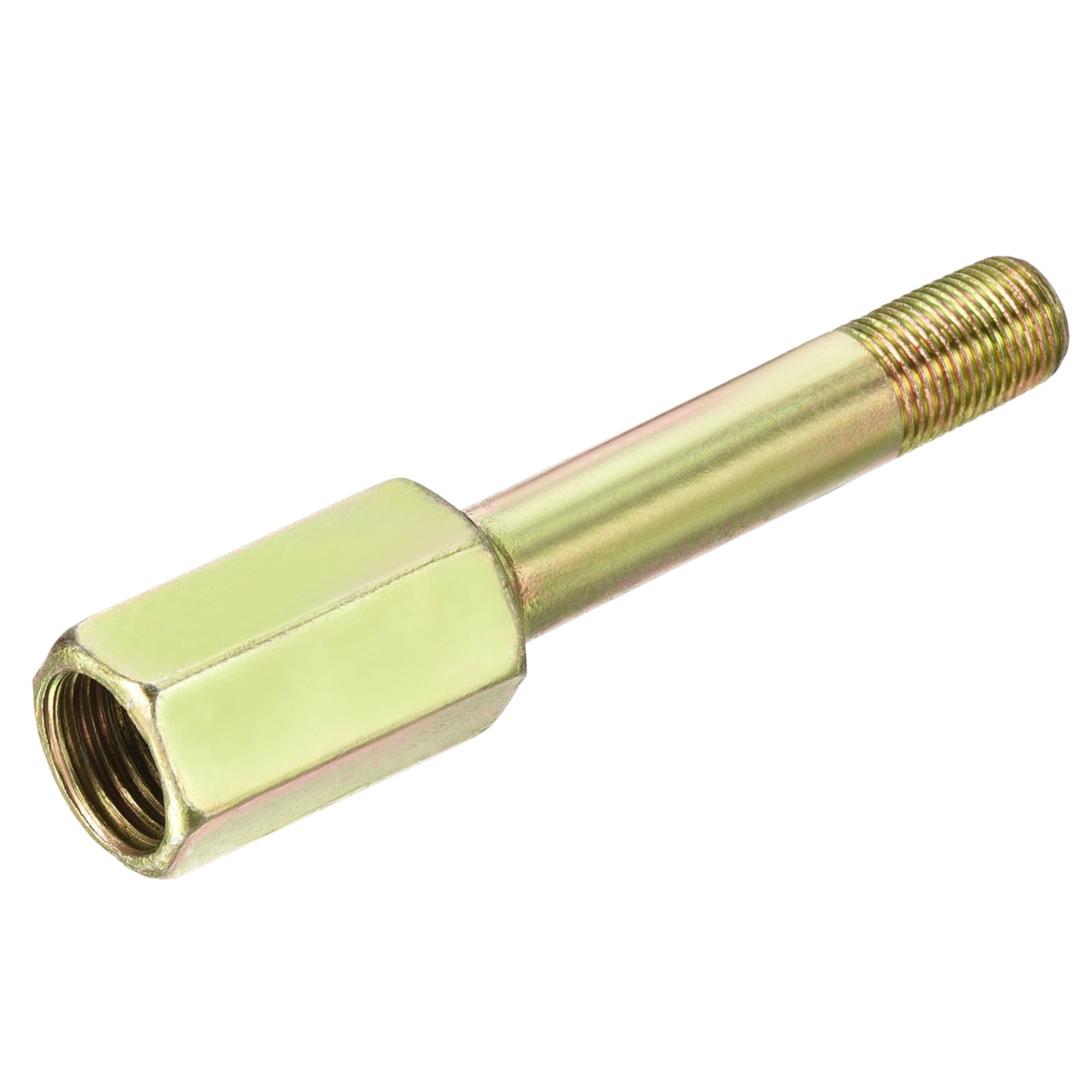 Uxcell 1/4PT Female to 1/8PT Male Thread 75mm Iron Extension Hex Pipe ...