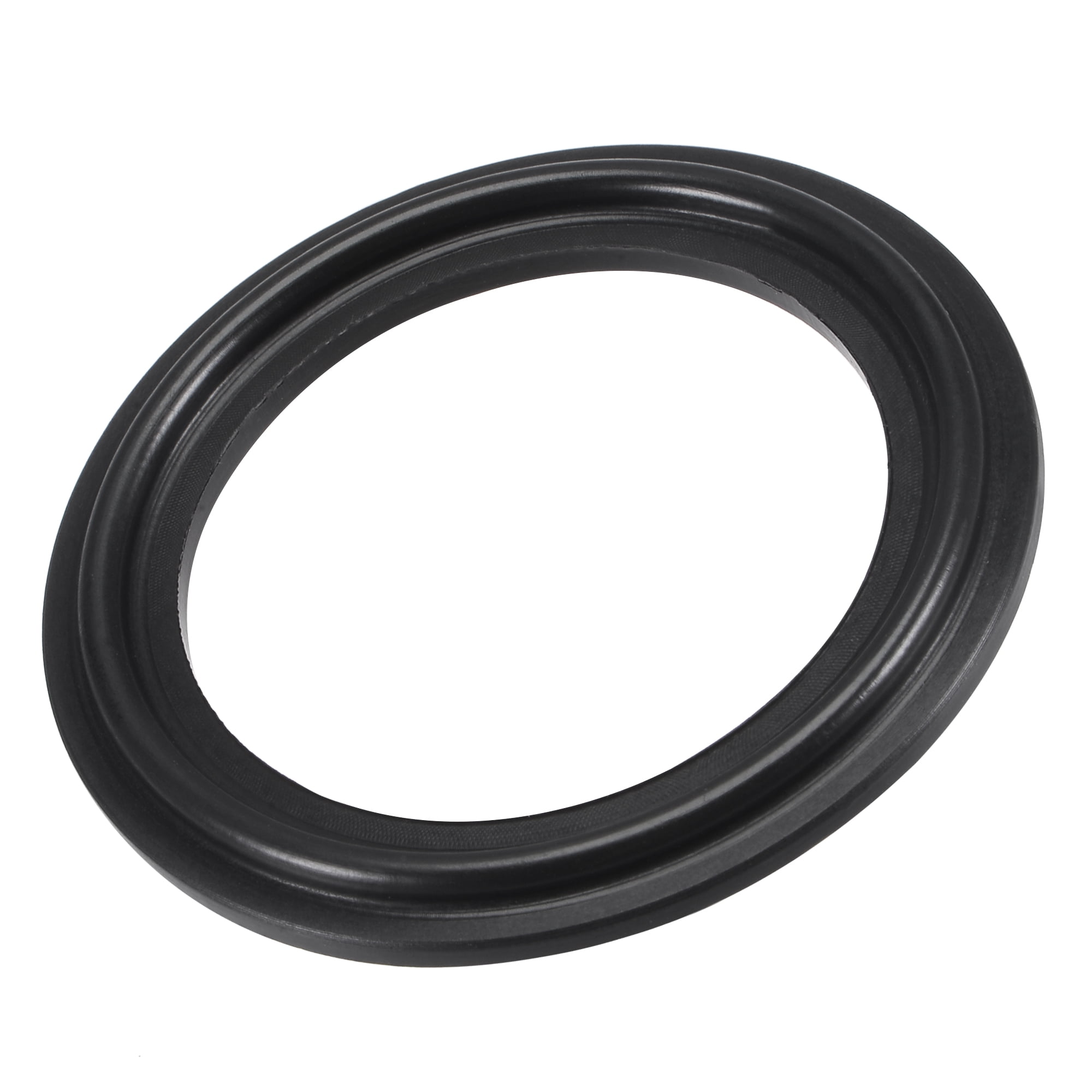 Uxcell 1.5" Fluorine Rubber Gasket Flange O-Ring for Vacuum Clamp Black ...