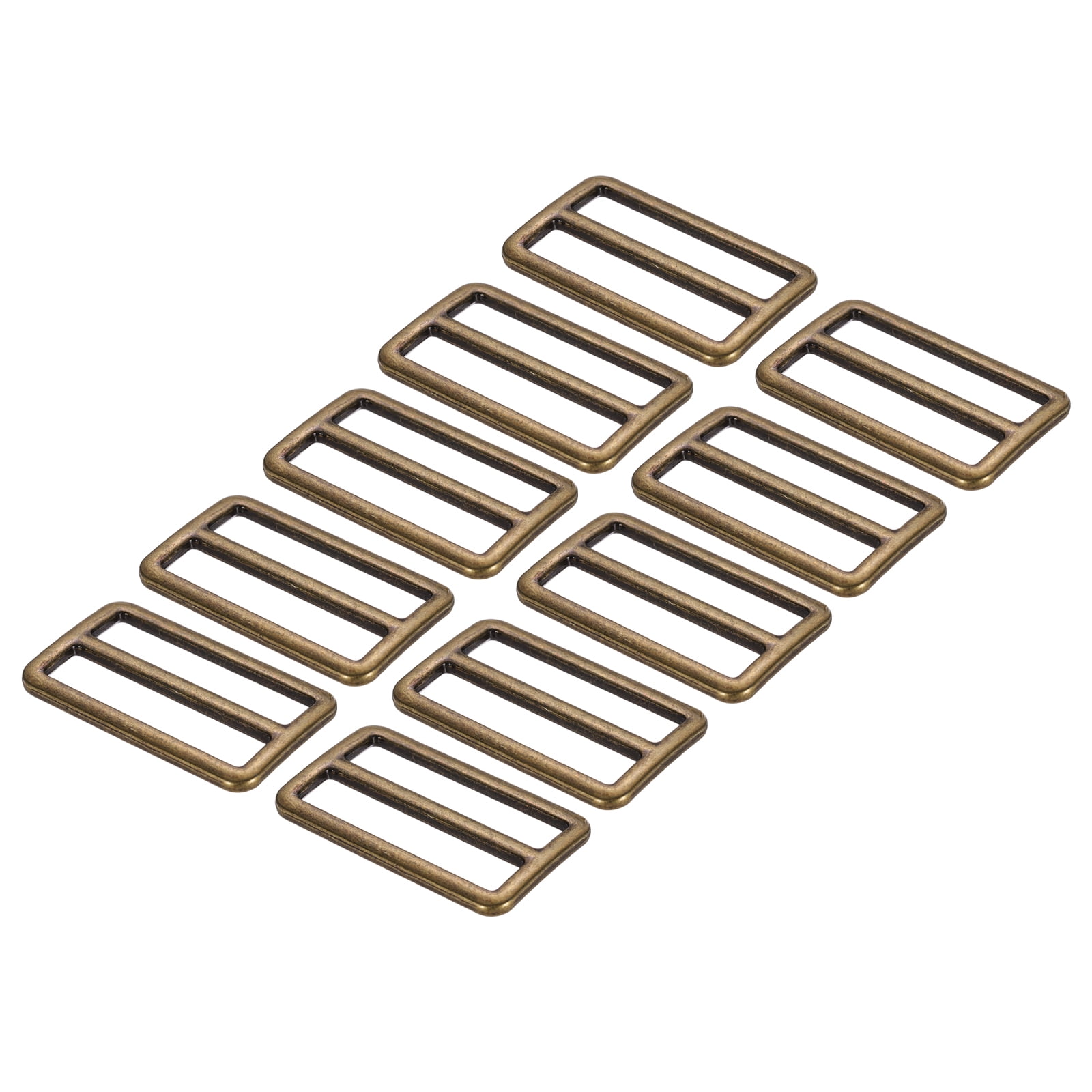 Uxcell 1.5 Inch Tri-Glide Slide Buttons, 10 Pack Buckle Webbing Strap ...