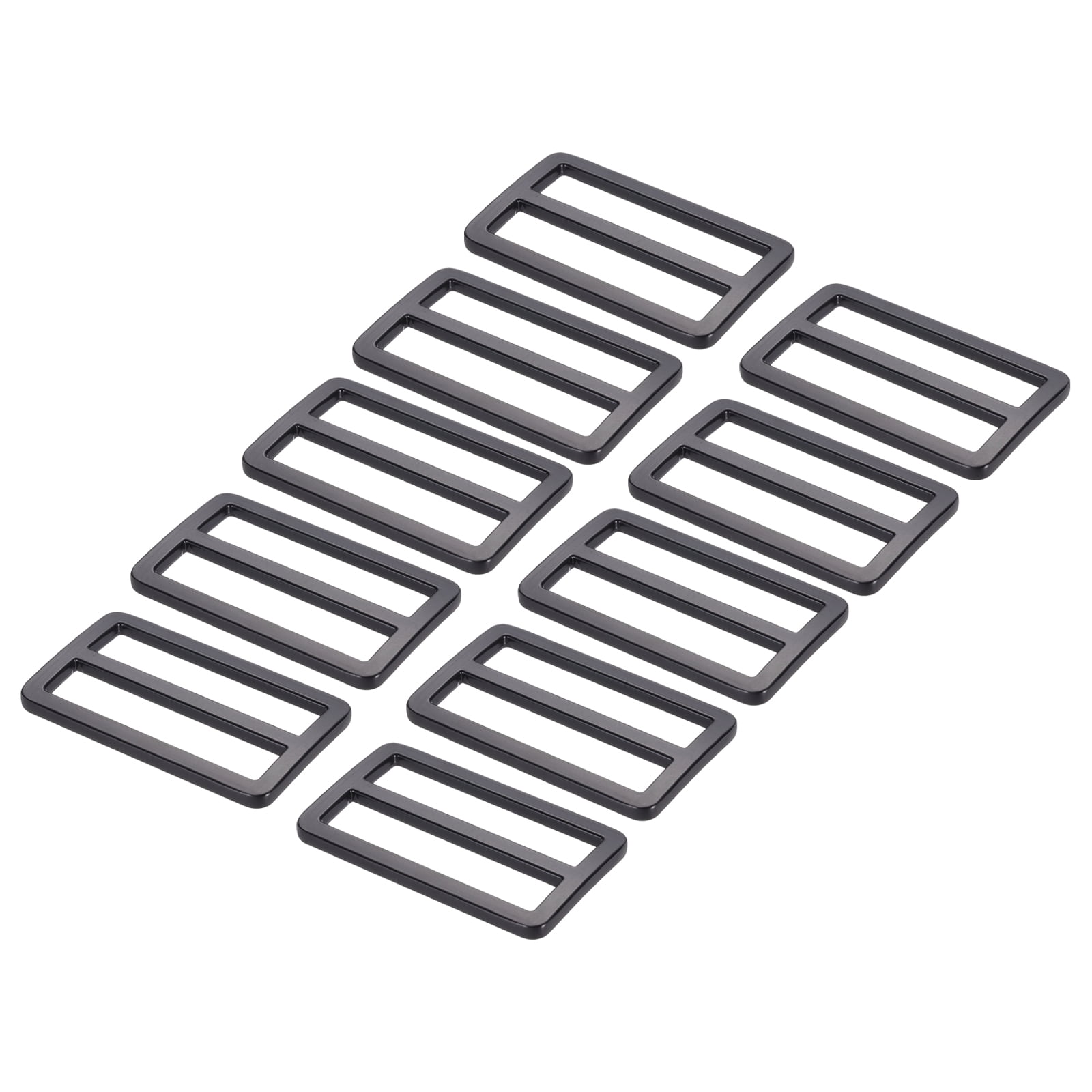 Uxcell 1.5 Inch Tri-Glide Slide Buttons, 10 Pack Buckle Webbing Strap ...