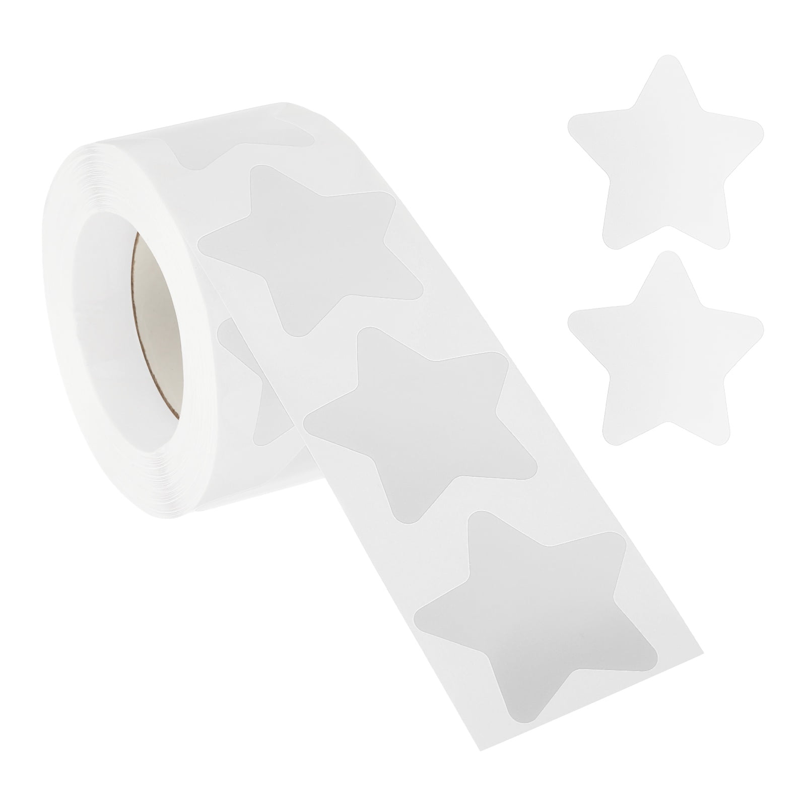 Uxcell 1.5" Star Stickers Roll, 500 Pcs Self-Adhesive Reward Stickers ...