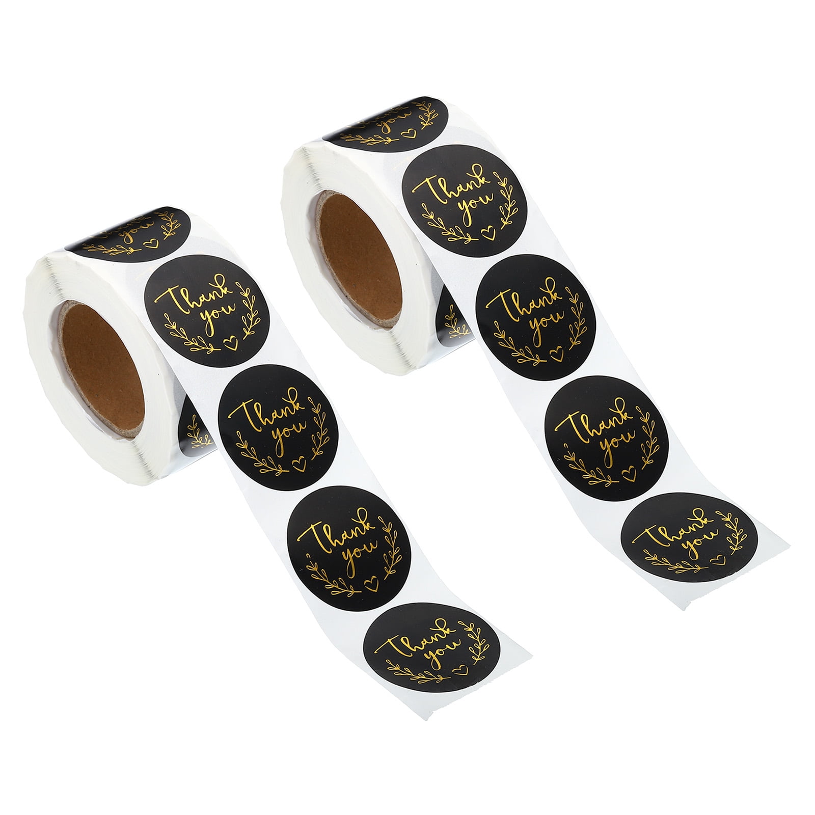 Uxcell 1.5" Thank You Seal Stickers, 2 Roll Total 1000 Pcs Self ...