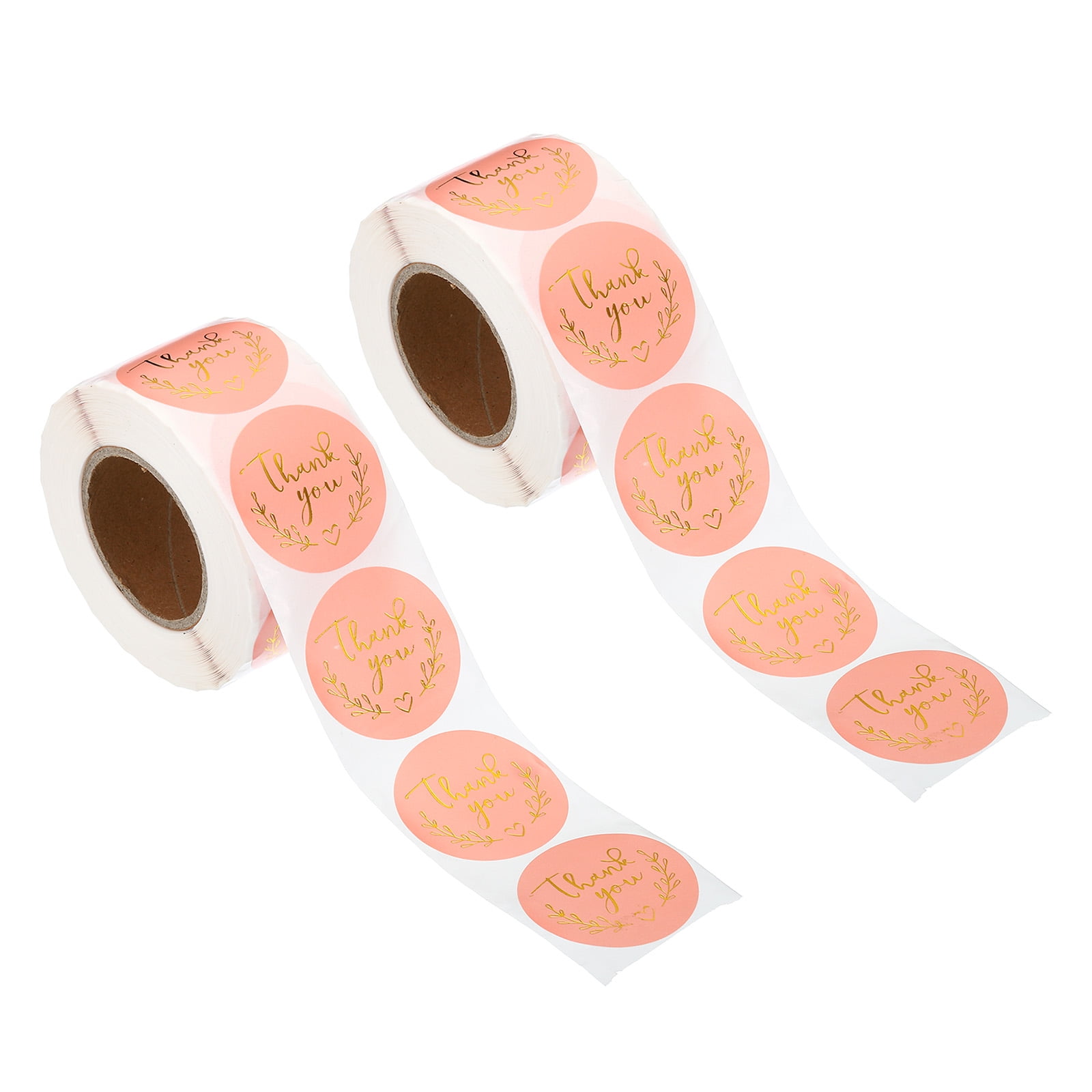 Uxcell 1.5" Thank You Seal Stickers, 2 Roll Total 1000 Pcs Self ...