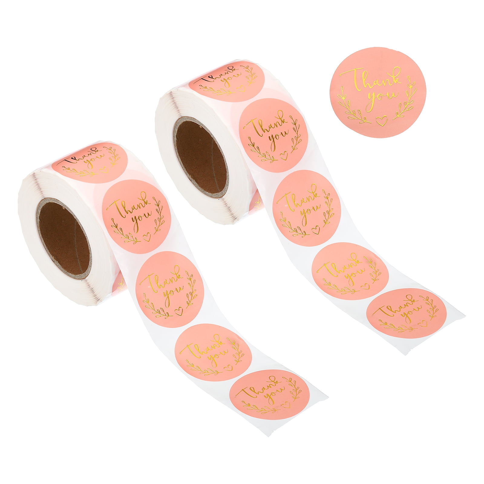 Uxcell 1.5" Thank You Seal Stickers, 2 Roll Total 1000 Pcs Self ...