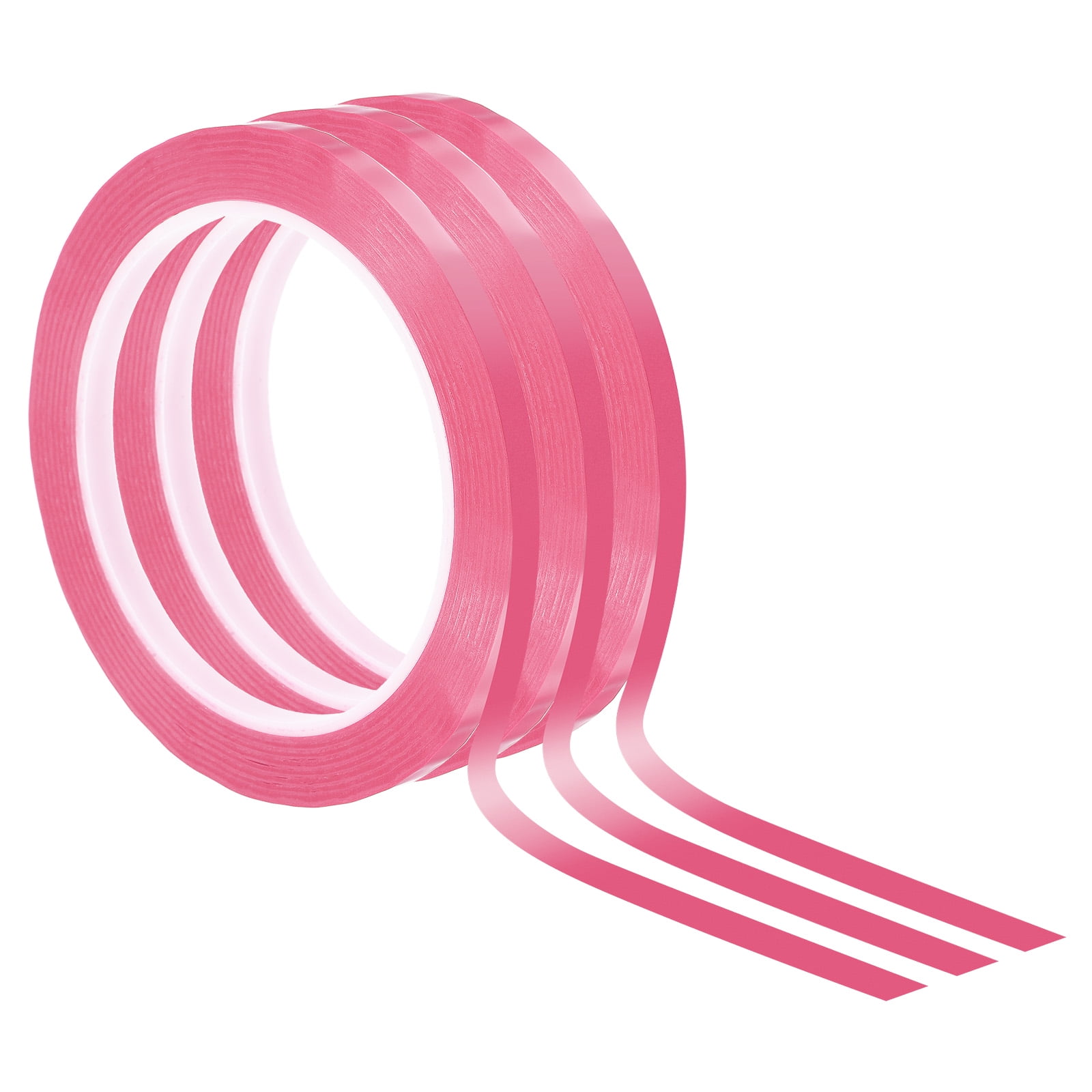 Uxcell 1/5" x 72 Yards Whiteboard Tape 3 Pack PET Dry Erase Tape Pink ...
