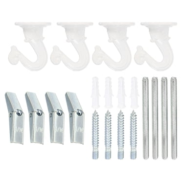 NACETURE 30 Pcs Drop Ceiling Hook – 10 Pcs White Ceiling Hooks & 20 Pcs ...
