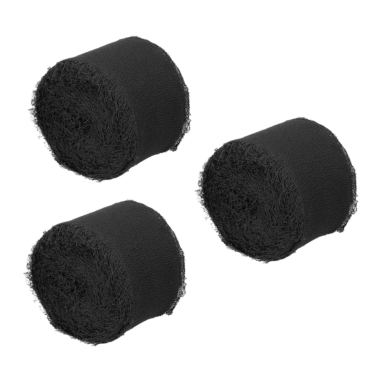 Uxcell 1.5" x 7 Yard Fringe Chiffon Silk Ribbon 3 Rolls Handmade Frayed ...
