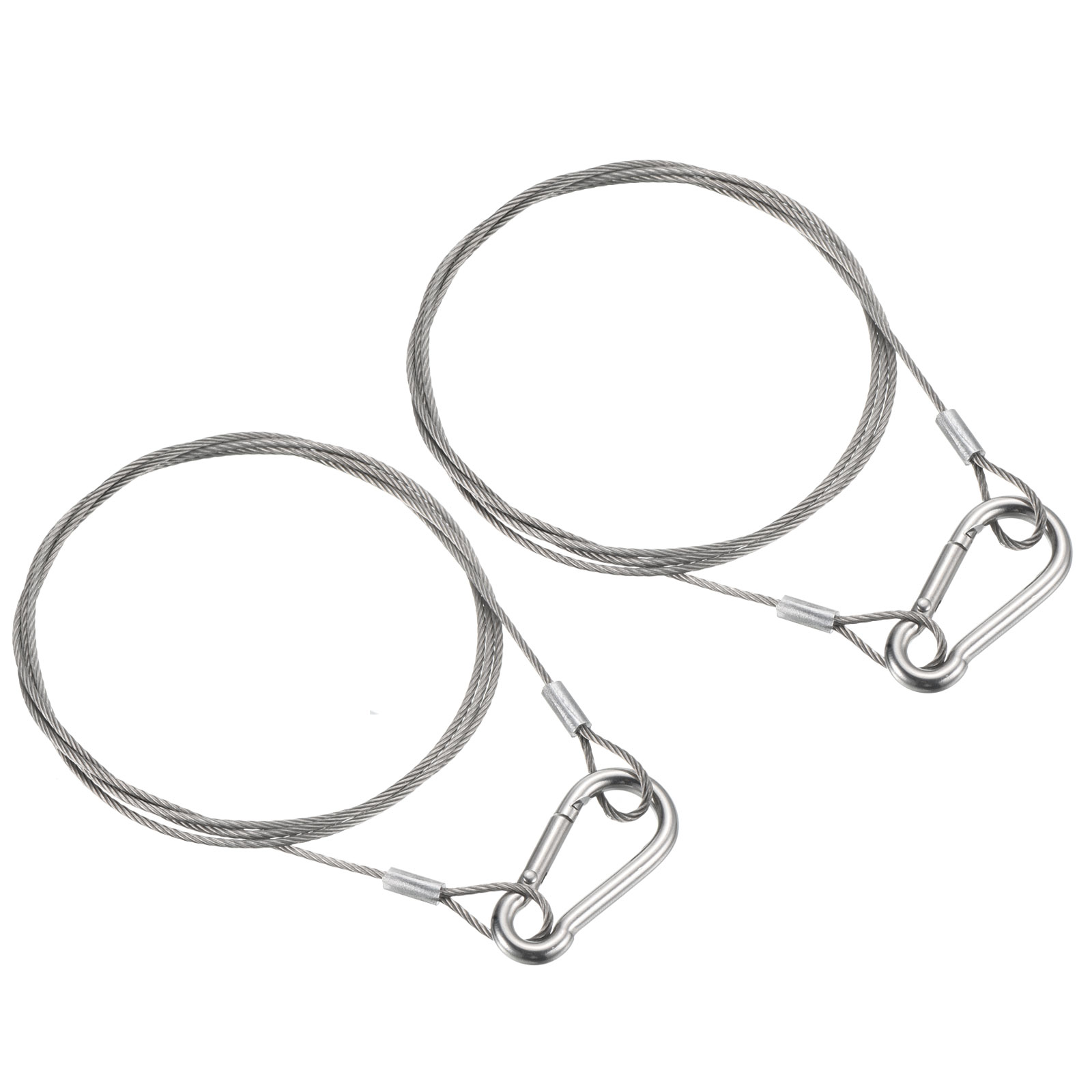 Uxcell 1.5mmx1m/3.3ft Safety Steel Cable Luggage Lock Security Wire ...