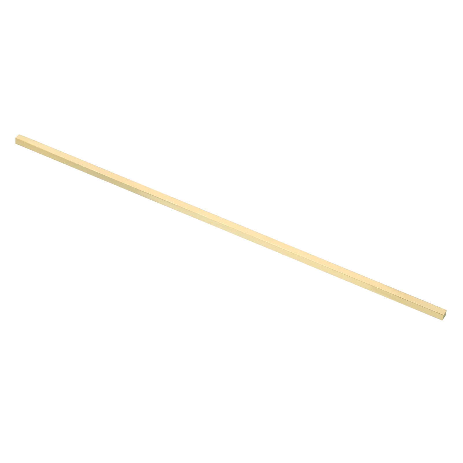 Uxcell 1/5x1/5x12" C360 Brass Square Bar, Solid Square Mill Stock ...
