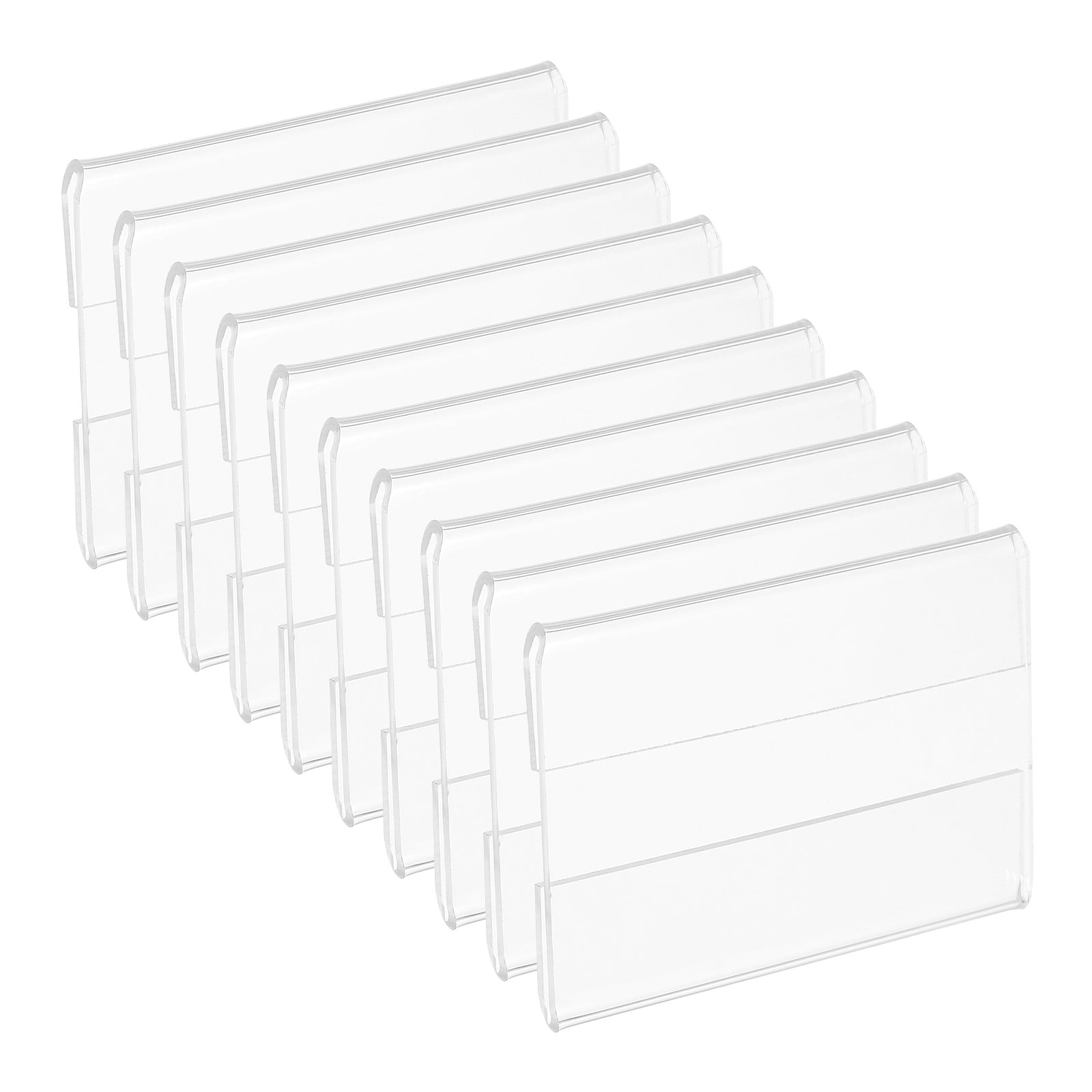 Uxcell 1.5x2.5" Wall Mount Acrylic Sign Holder, Display Frame with Tape ...