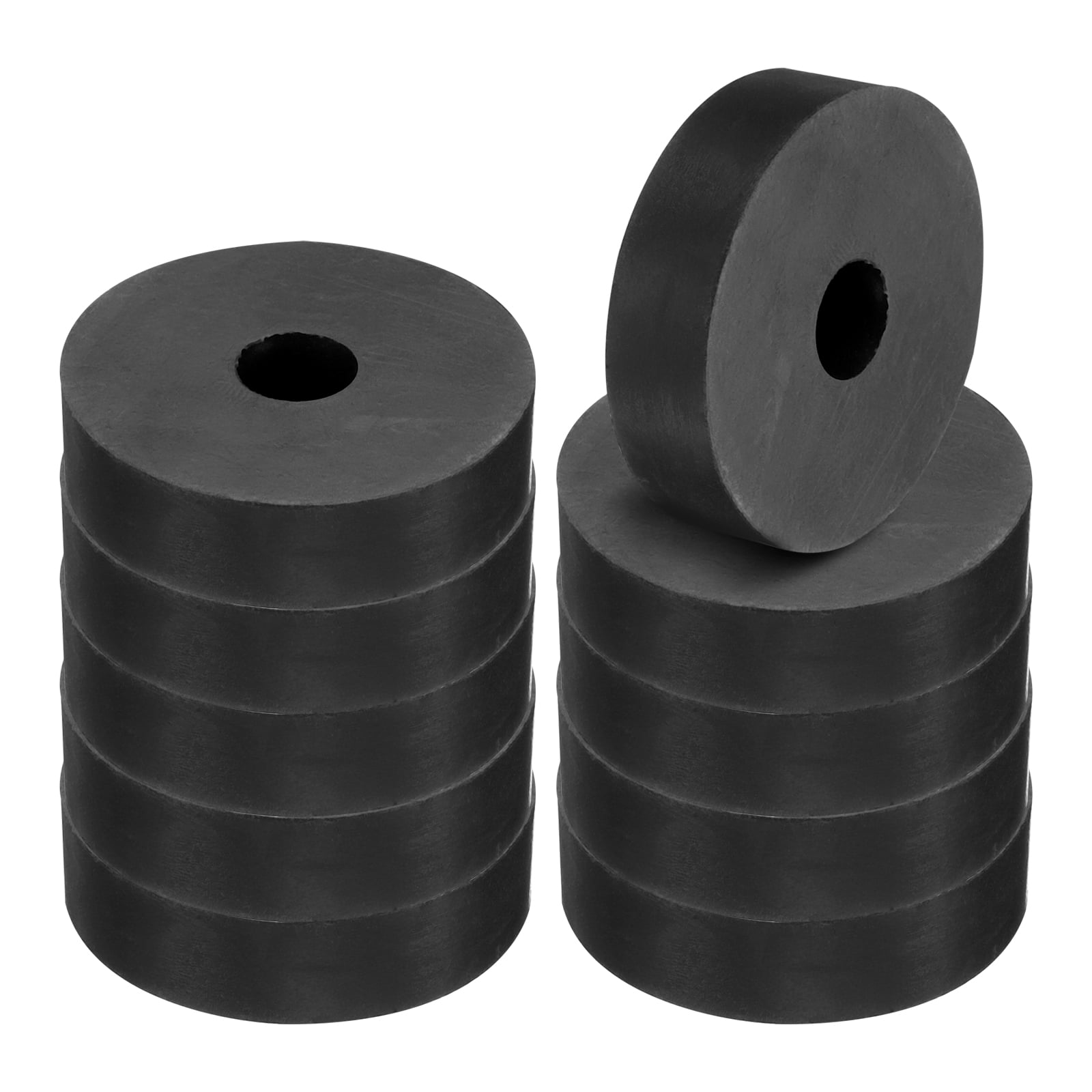 Uxcell 1.6"OD 0.39"ID 0.4"Thickness Neoprene Round Anti-vibration ...