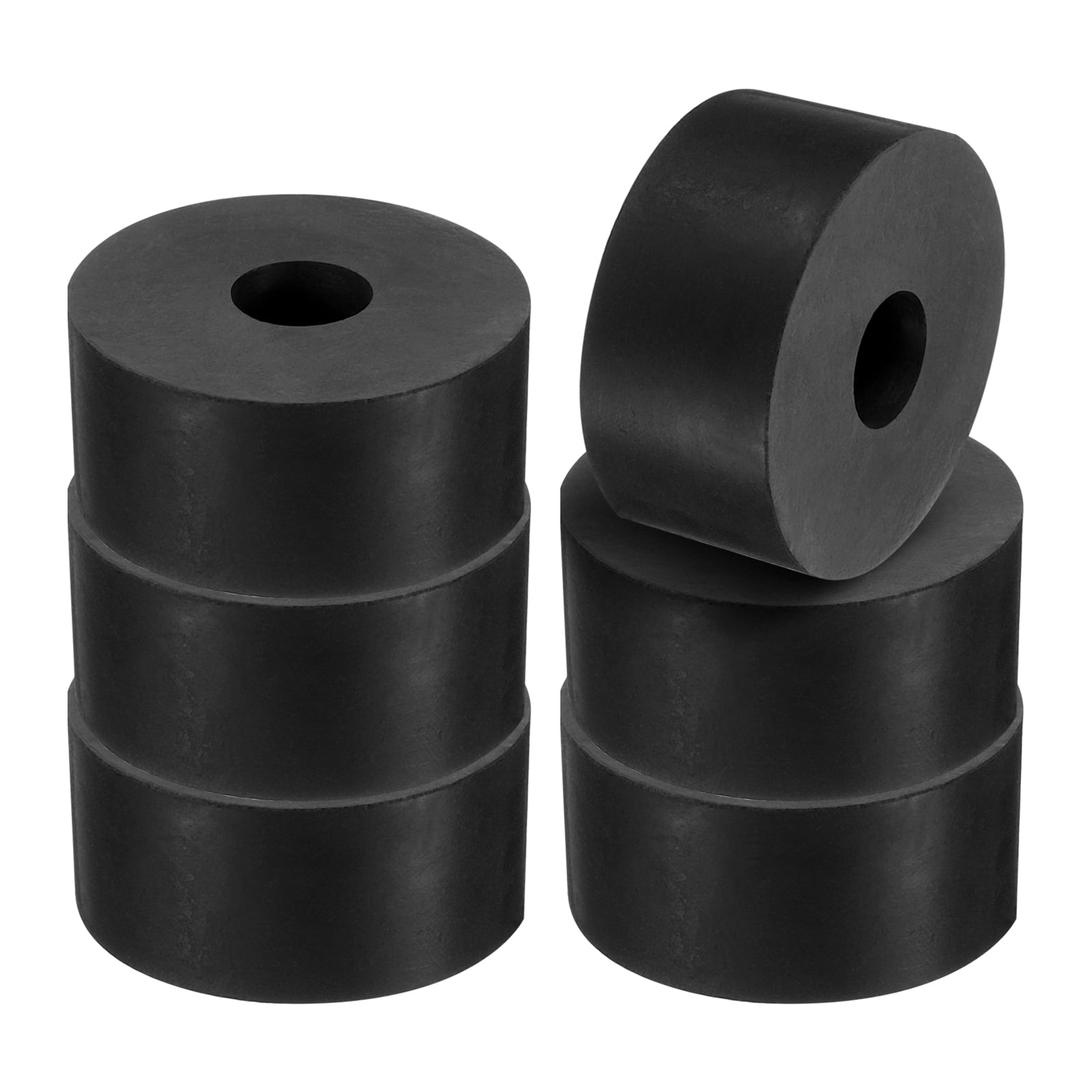 Uxcell 1.6"OD 0.47"ID 0.8"Thickness Neoprene Round Anti-vibration ...