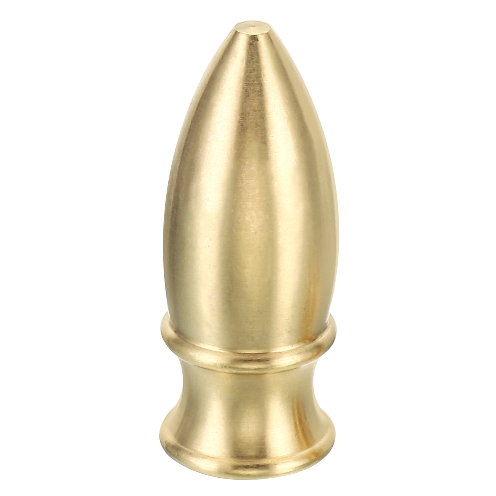 Uxcell 1.6" Tall Brass Lamp Finial Cap Knob 1 Set Lamp Screw Holder ...