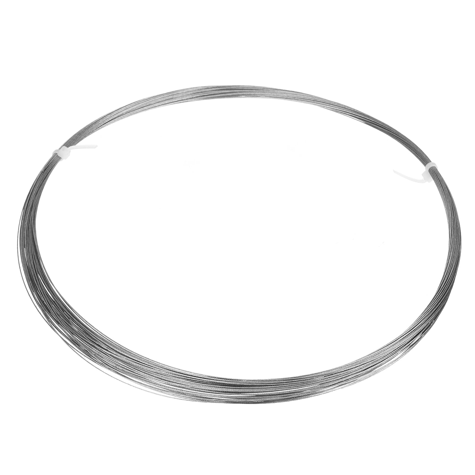 Uxcell 1/64" (0.5mm) 98ft (30M) 304 Stainless Steel Cable Wire Rope 7x7 ...