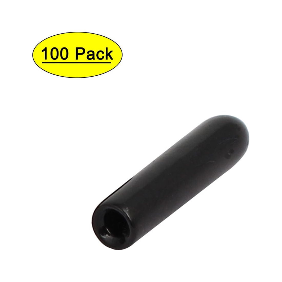 Uxcell 1.6mm Inner Dia Rubber Hose End Cap Screw Thread Protector Cover ...