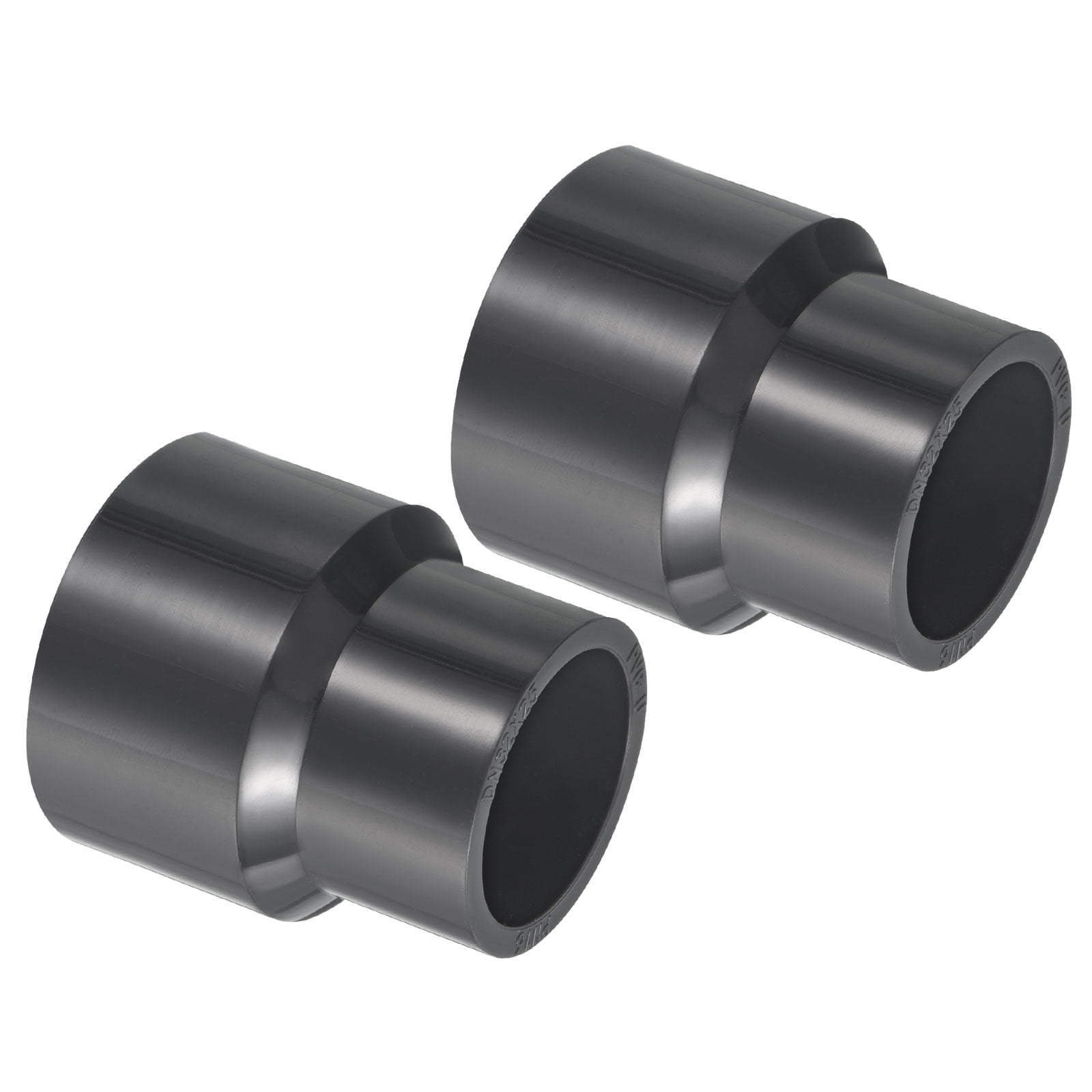 Uxcell 1.6x1.3" ID Reducer Pipe Fitting PVC Straight Socket Coupling ...