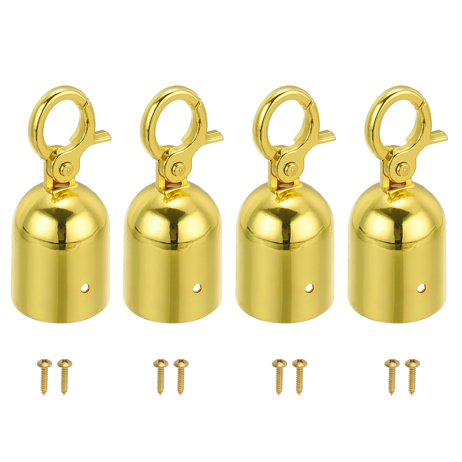 Uxcell 1.7"x3.7" Stanchion Rope End Stopper, 4 Pack Cord End Caps ...