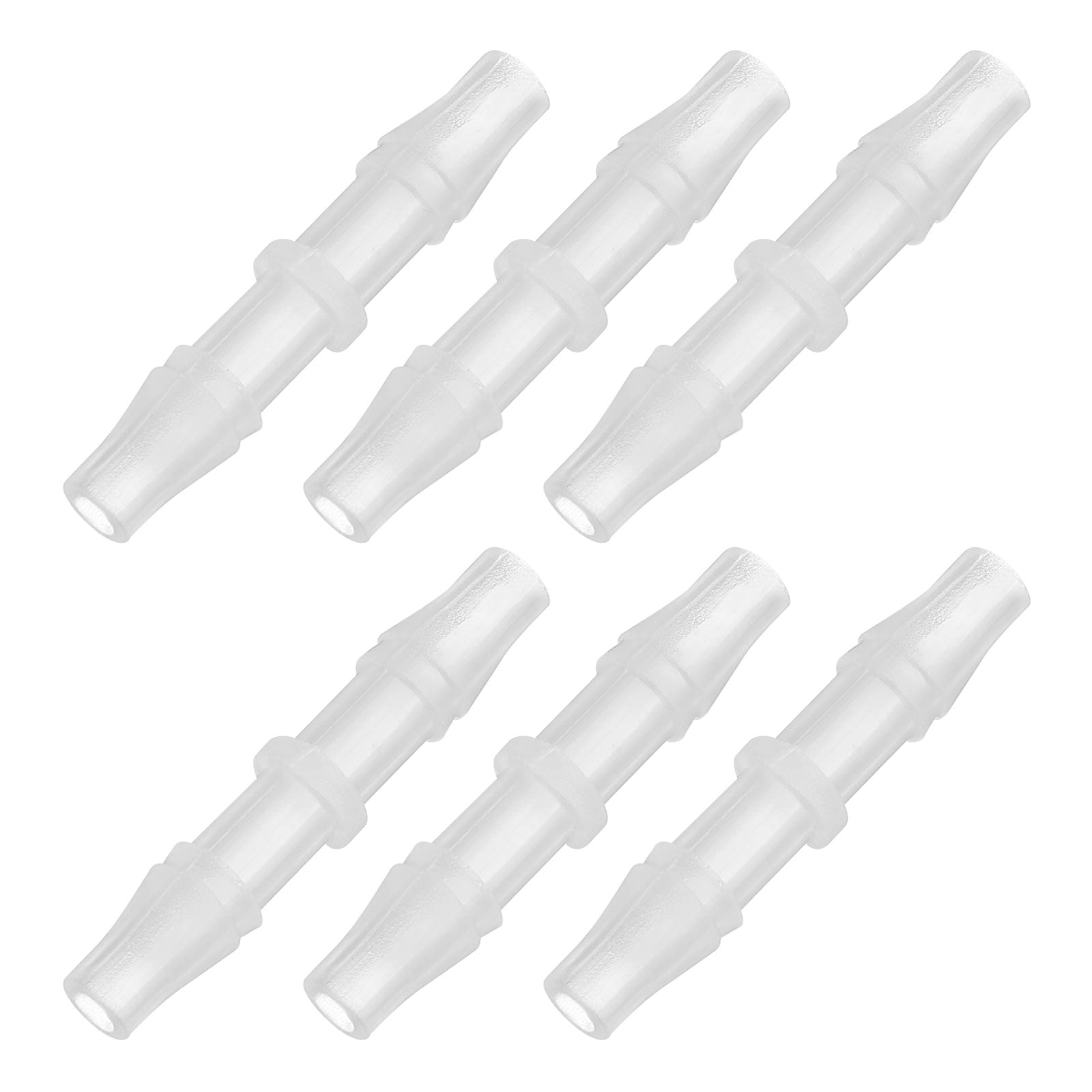 Uxcell 1/8" - 1/5" 6 Pcs Plastic Hose Barb Fittings, Reducer Tube ...
