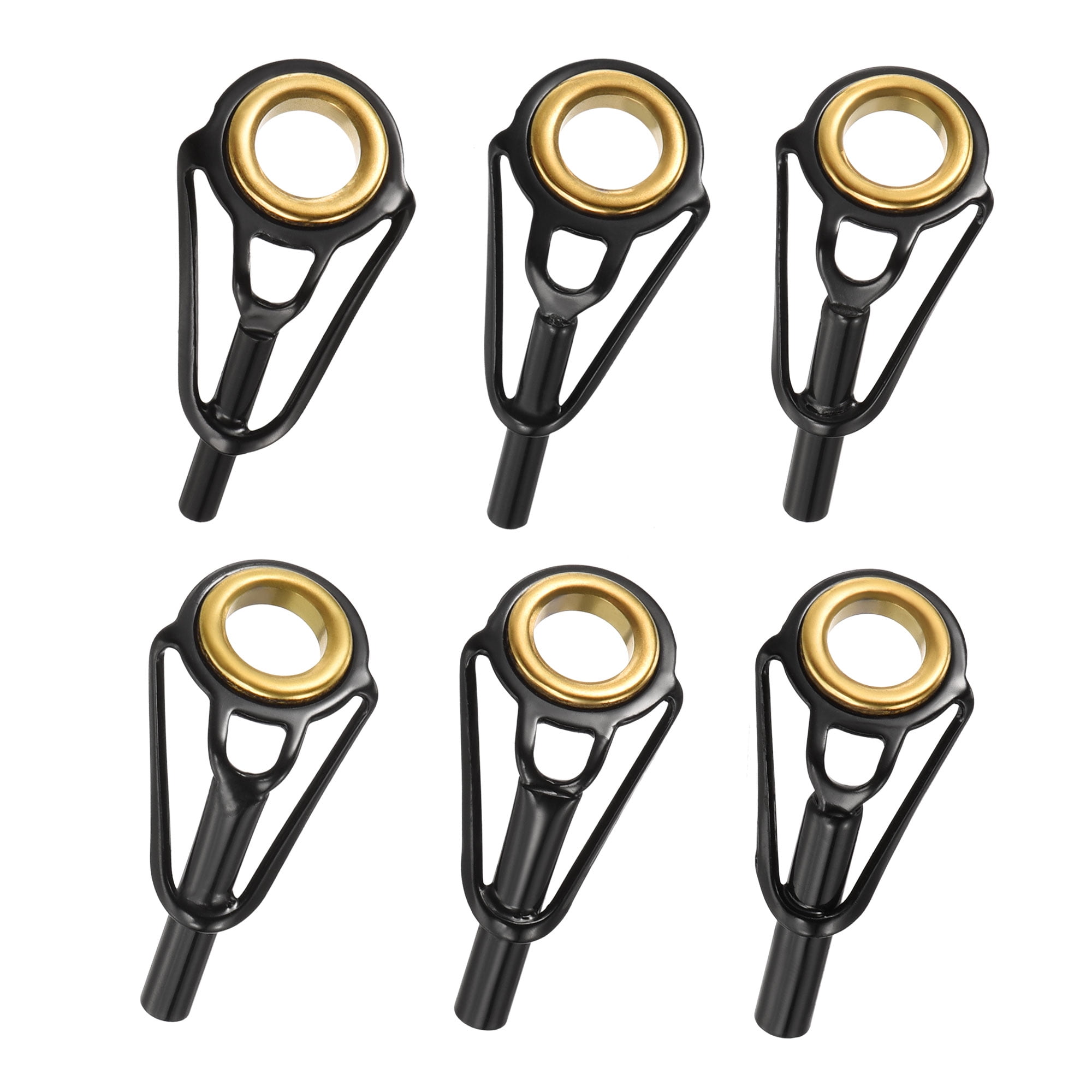 Uxcell 1.8-2.8mm Tube Dia Fishing Rod Tips Repair Kit Stainless Steel ...