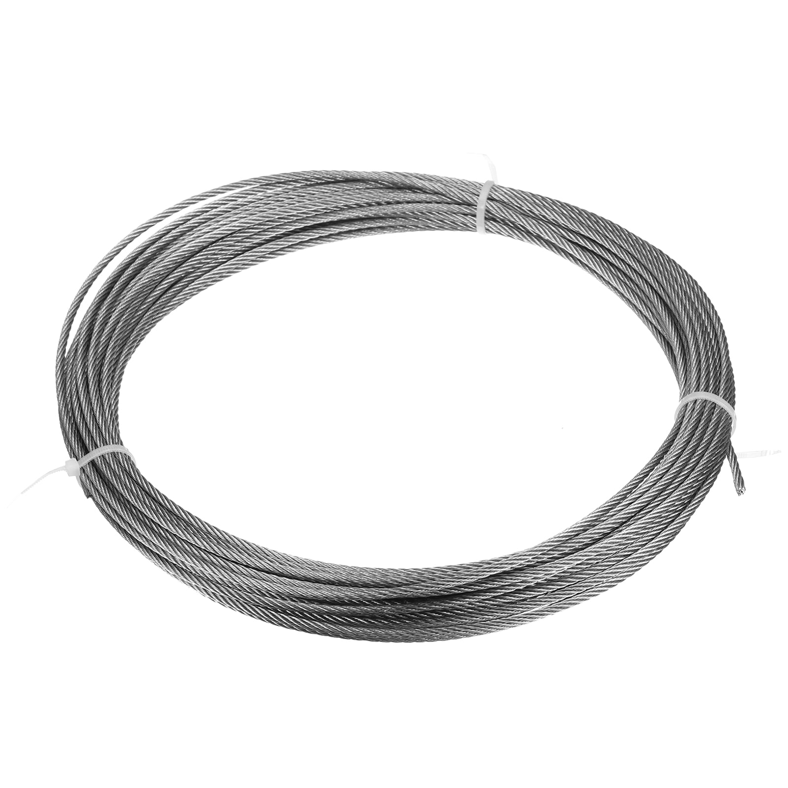 Uxcell 1/8" (3mm) 50ft (15M) 304 Stainless Steel Cable Wire Rope 7x7 ...