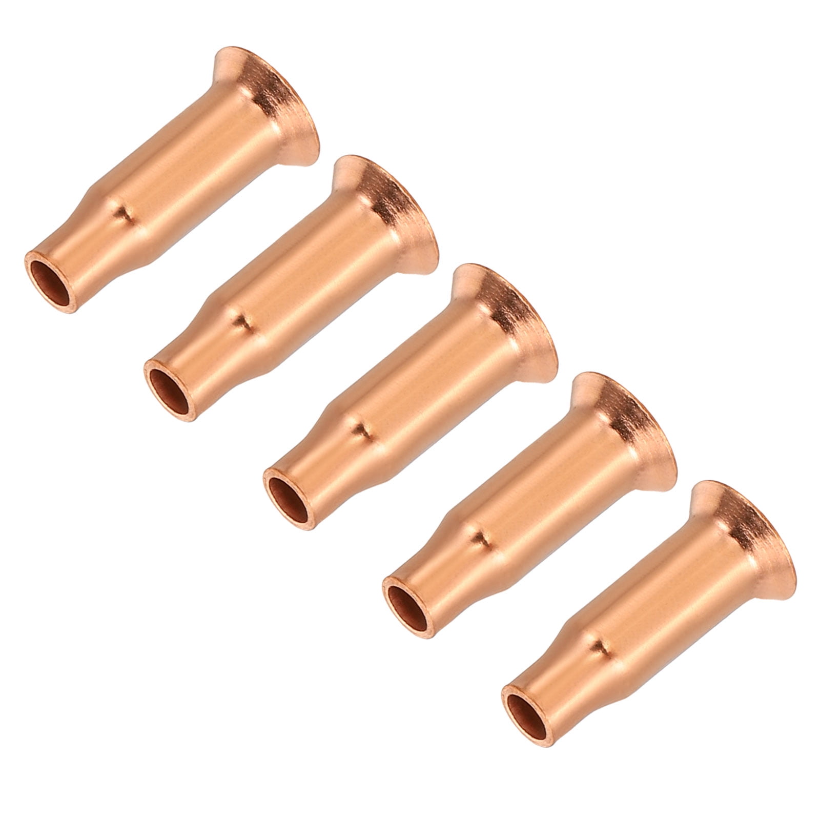 Uxcell 1/8" (3mm) ID Copper Tube Flare Fitting, 5 Pcs Copper Welding ...