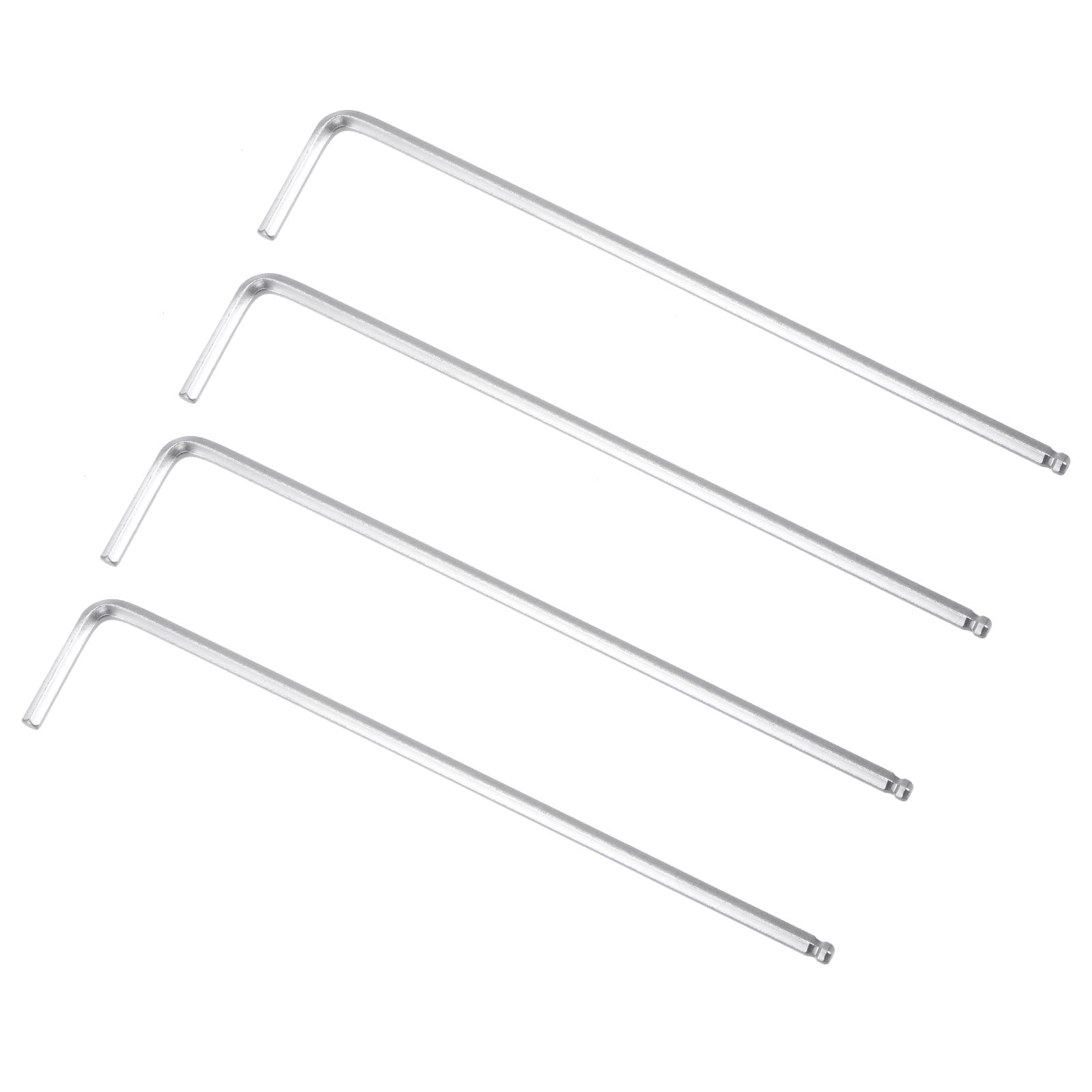 Uxcell 1/8" Ball End Hex Wrench, L Shaped Long Arm CR-V Repairing Tool ...