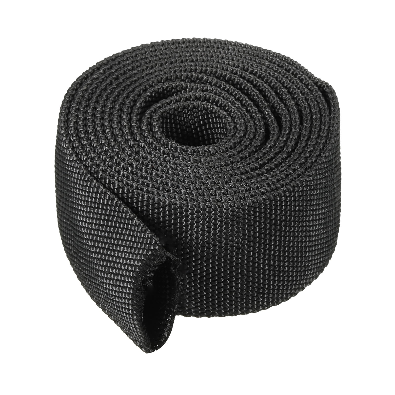 Uxcell 1.8" Dia 6.5FT Nylon Protective Hose Sleeve, Cable Cover Sheath ...