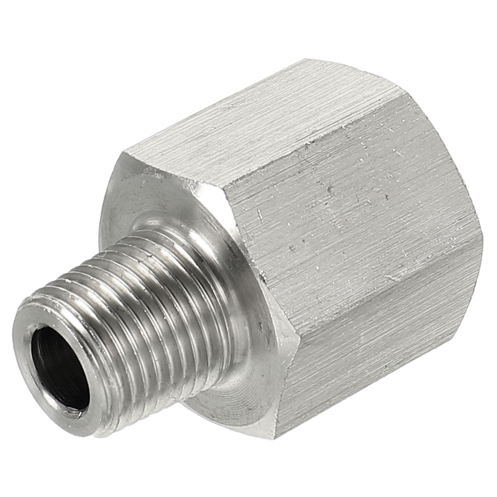Uxcell 1/8 PT Male to 1/4 PT Female Stainless Steel Pipe Fitting Reducing Hex Bushing - Walmart.com