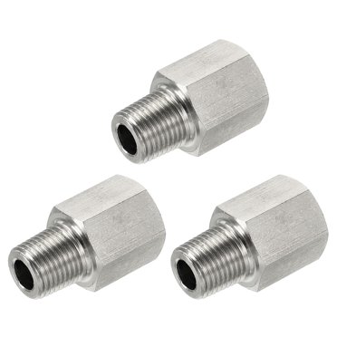 Uxcell 50x20mm PVC Reducer Pipe Fitting Straight Coupling Connector, Gray 4 Pack - Walmart.com