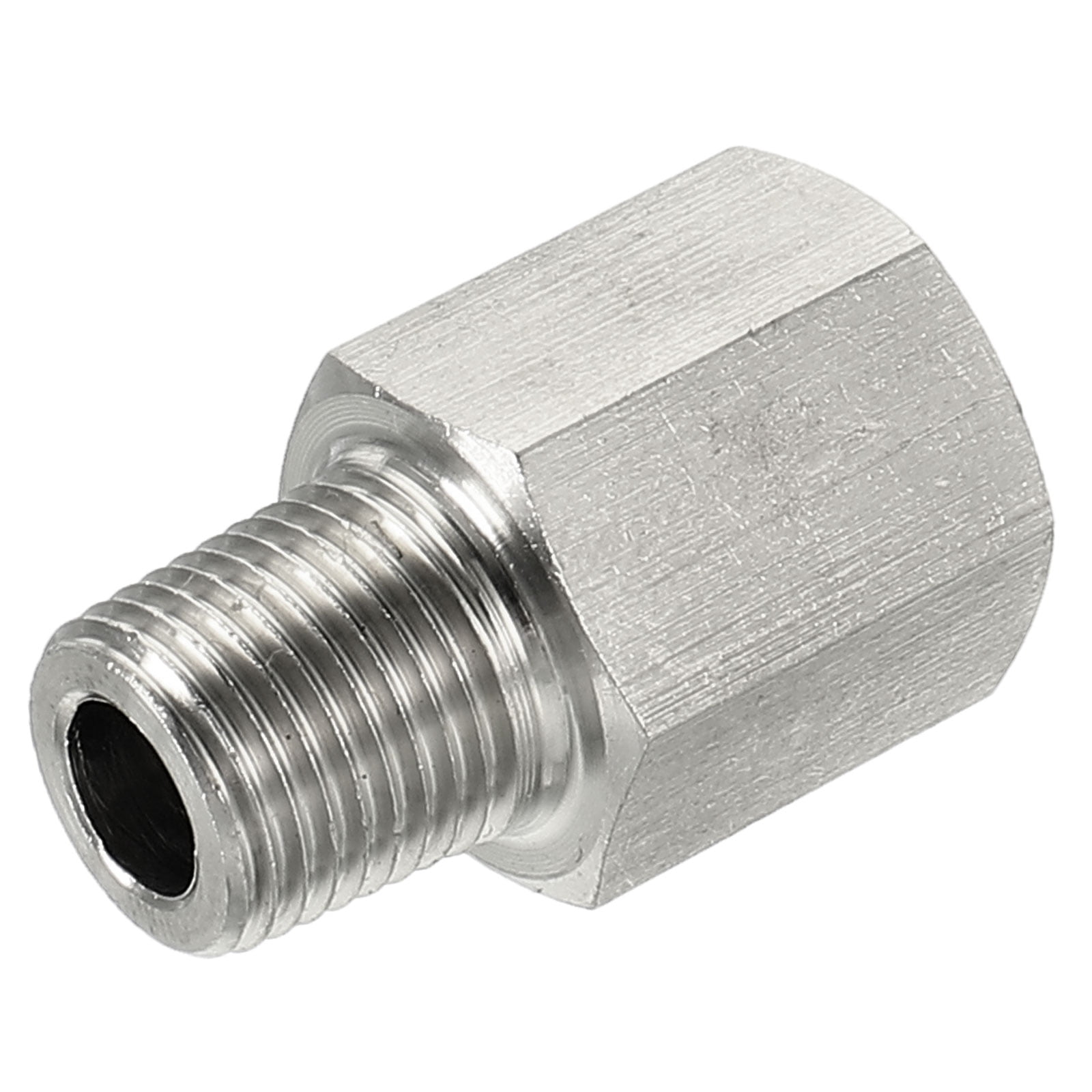 Uxcell 1/8 PT Male to 1/8 PT Female Stainless Steel Pipe Fitting Reducing Hex Bushing - Walmart.com
