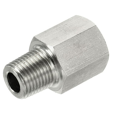 Uxcell 1"x3/4" UPVC Reducer Pipe Fitting SCH80 Straight Coupling, Grey - Walmart.com